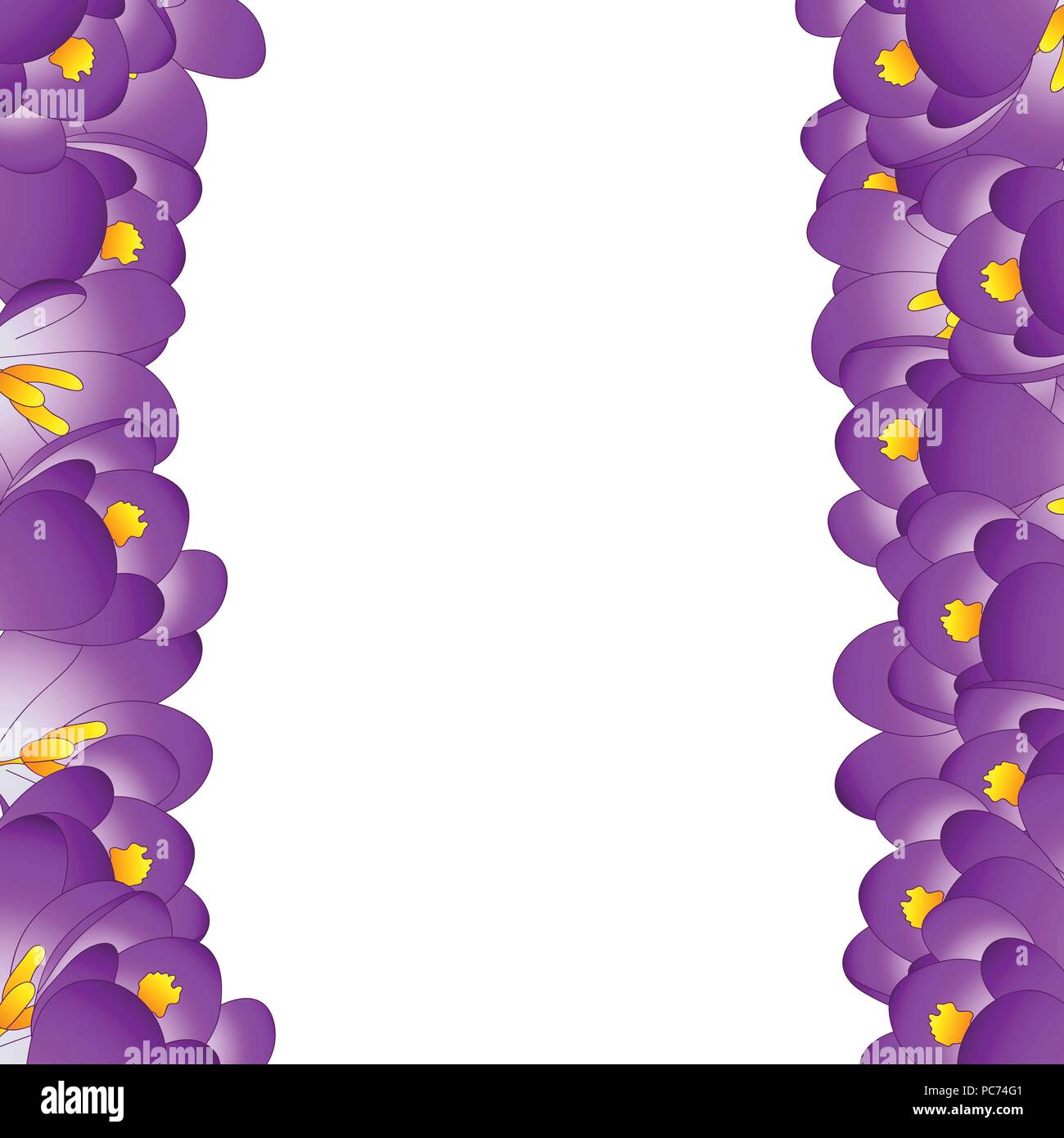 Purple Corner Border Design