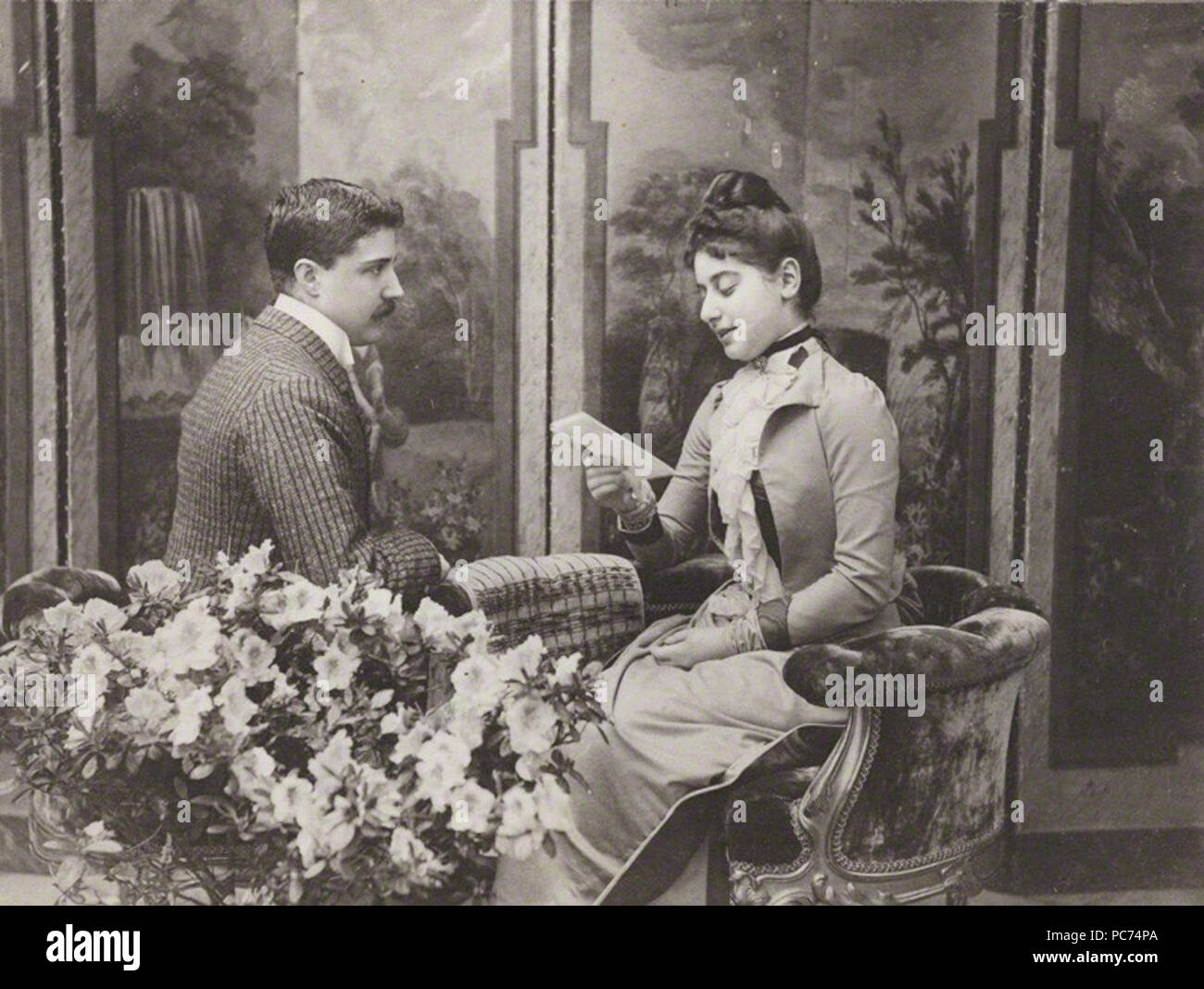 81 Sir Francis Abraham Montefiore and his wife Lady Marianne (née von ...