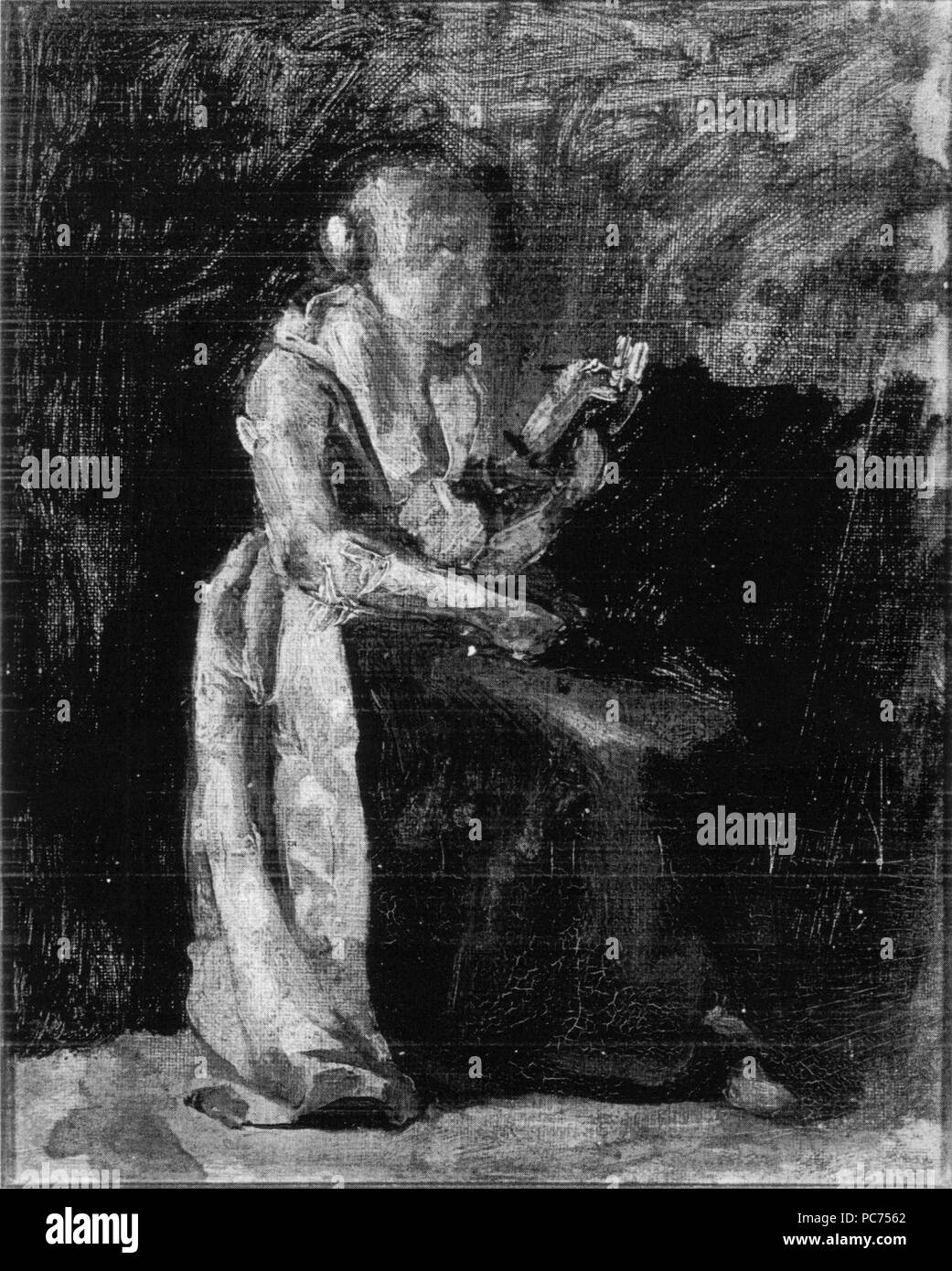 Artists study Black and White Stock Photos & Images - Alamy