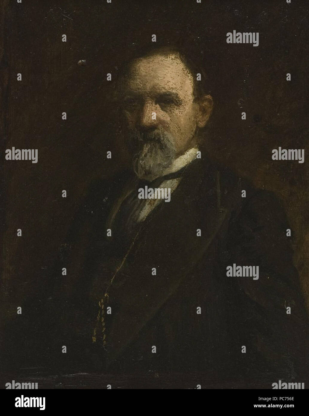 84 Study for portrait of Joshua Lippincott G268A Stock Photo - Alamy