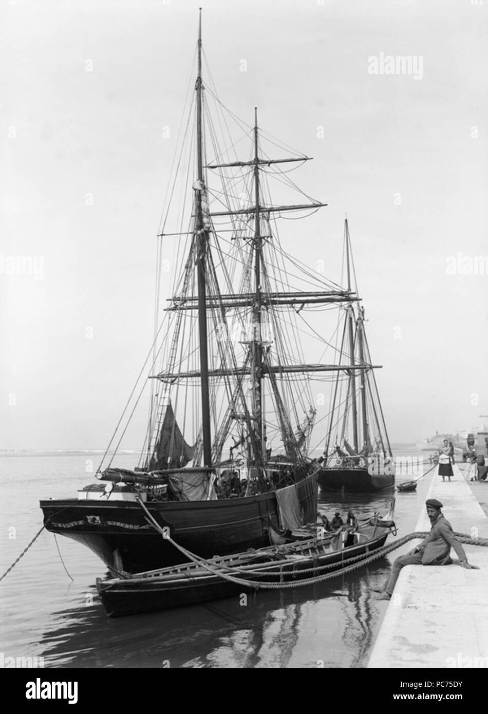 Brigantine 19th century hi-res stock photography and images - Alamy