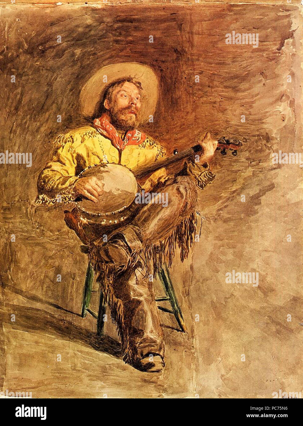88 Thomas Eakins Cowboy Singing Stock Photo - Alamy