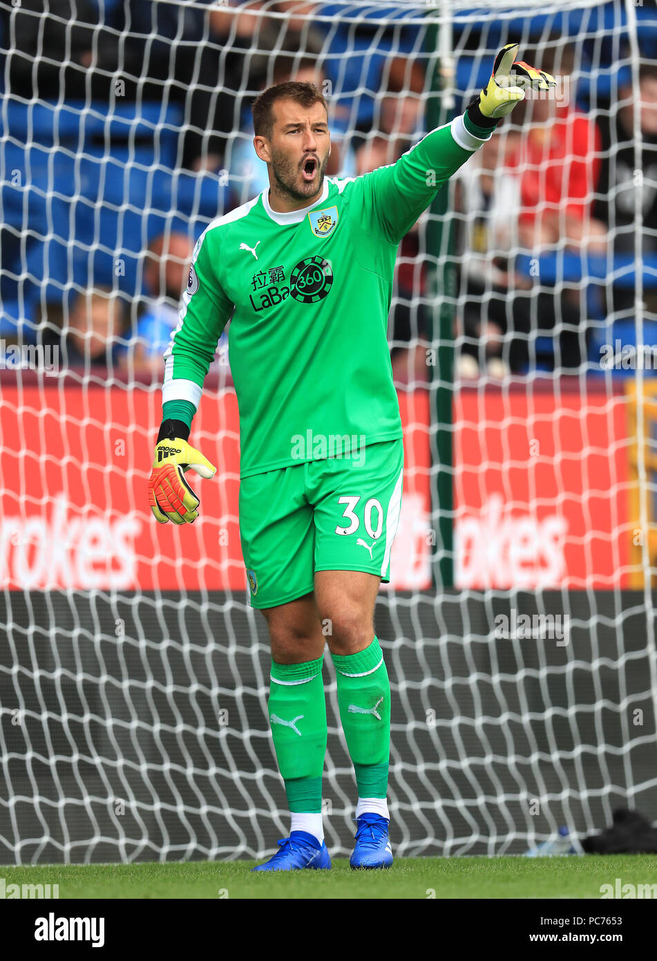 Burnley goalkeeper Adam Legzdins Stock Photo - Alamy