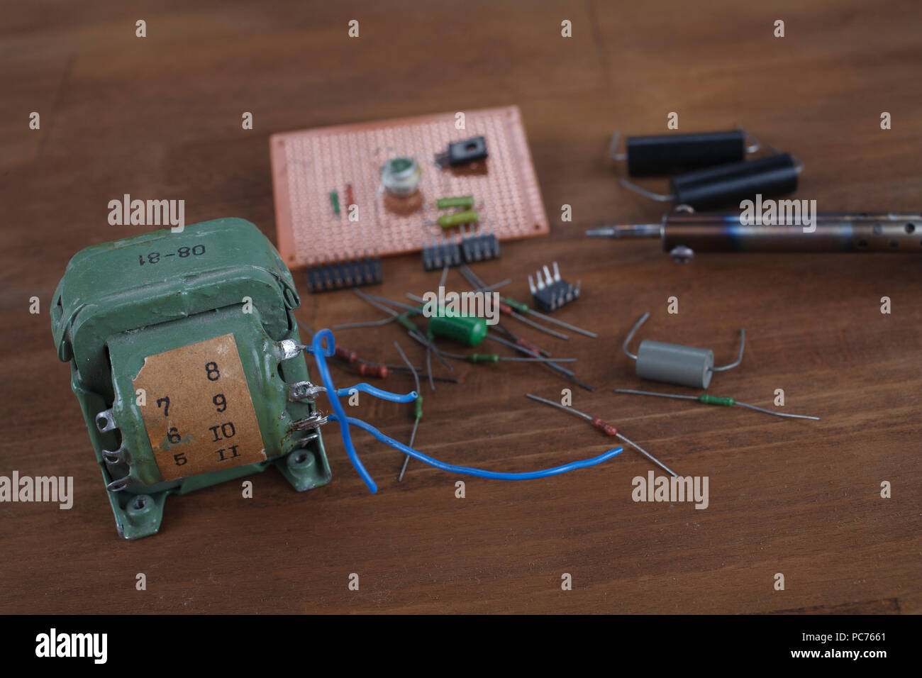 Solder vintage computer components hi-res stock photography and images ...