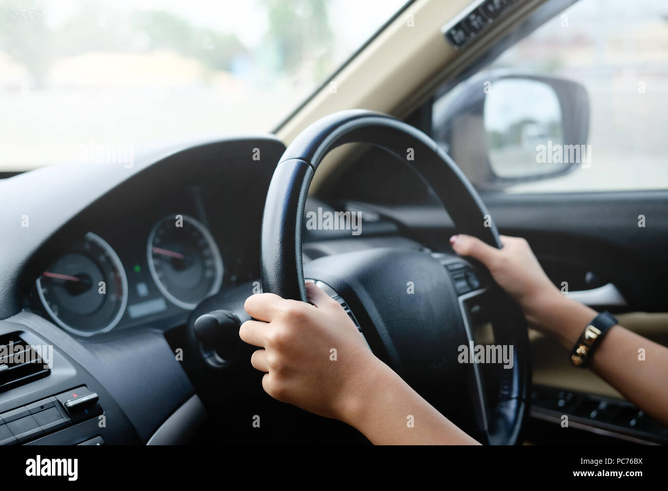 First person point view driving hi-res stock photography and images - Alamy