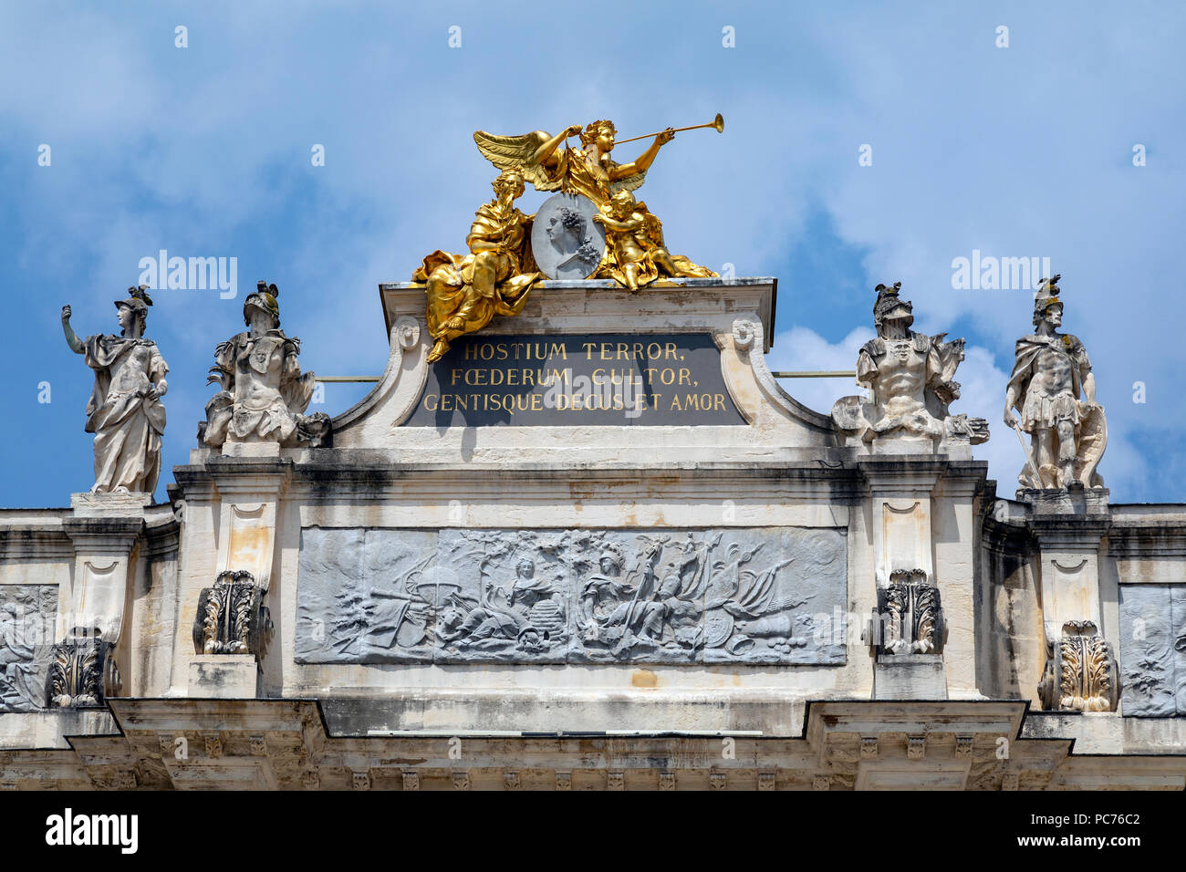 Statues on the Arc Here - Stanislas Place in the historic center of the ...