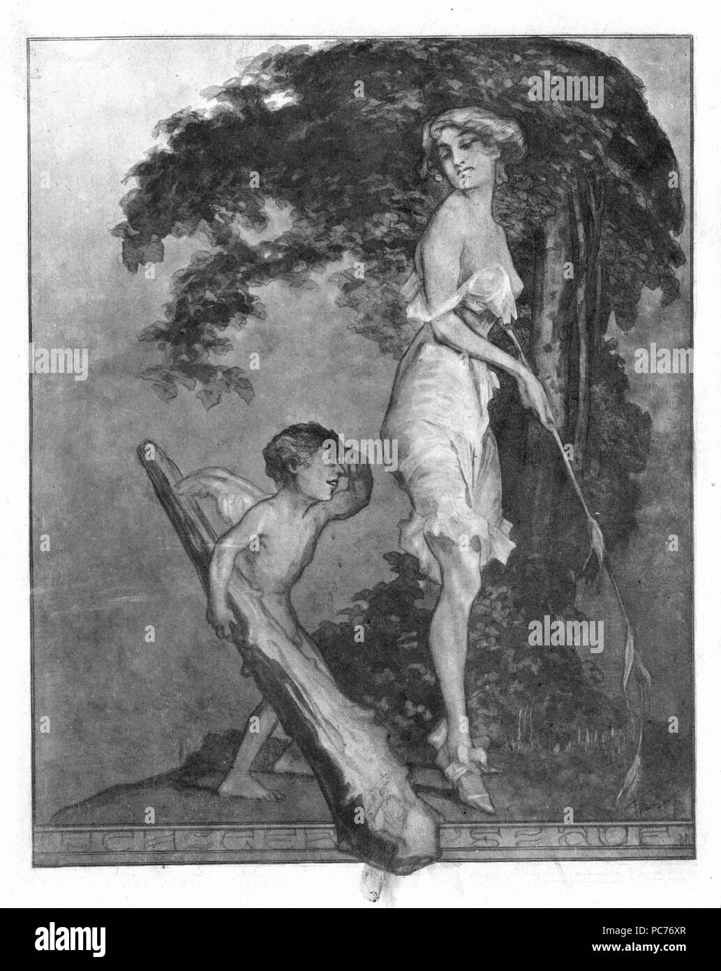 1 Franz von Bayros Ex libris allgemein 03 Stock Photo - Alamy