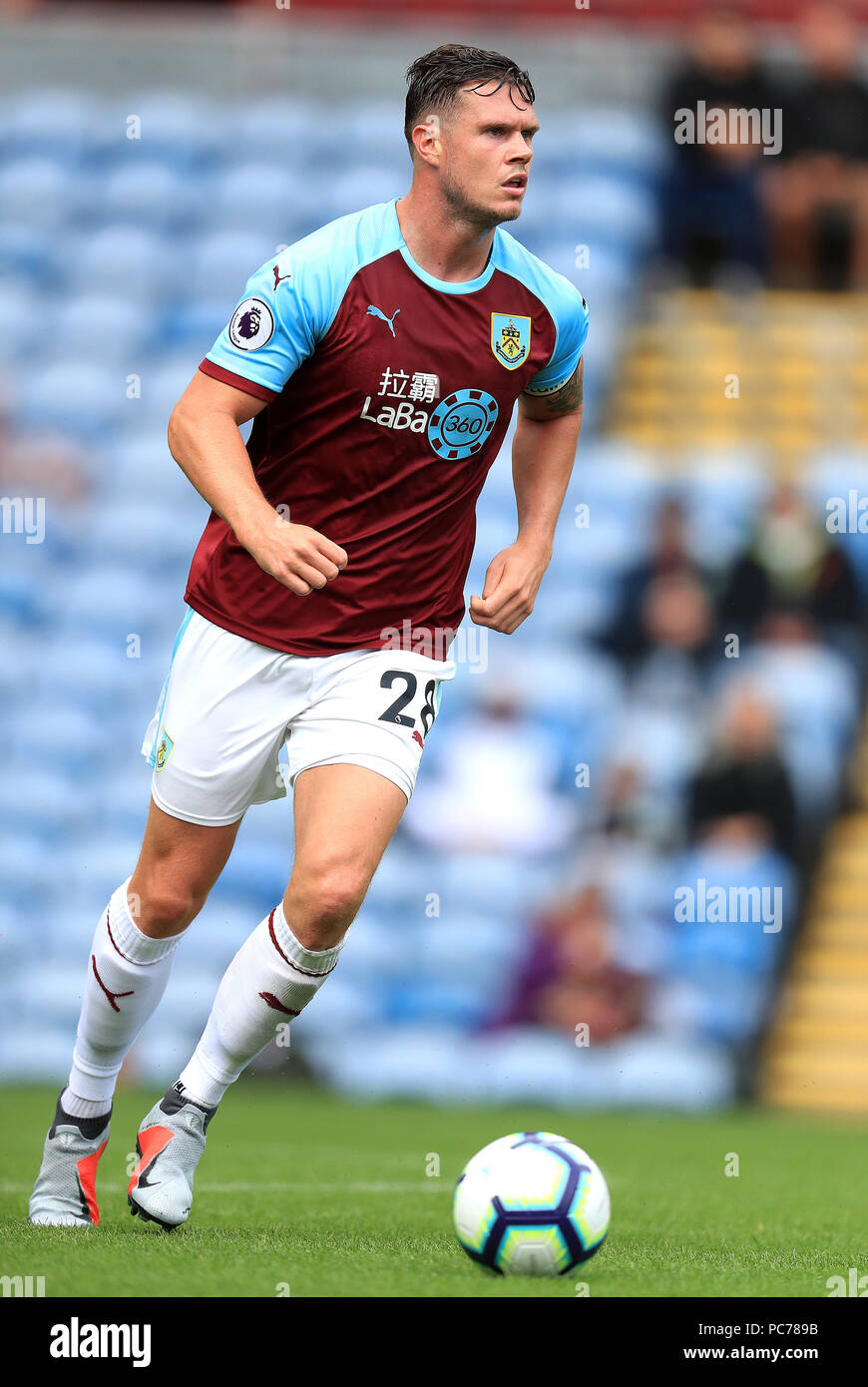 Burnley's Kevin Long Stock Photo - Alamy