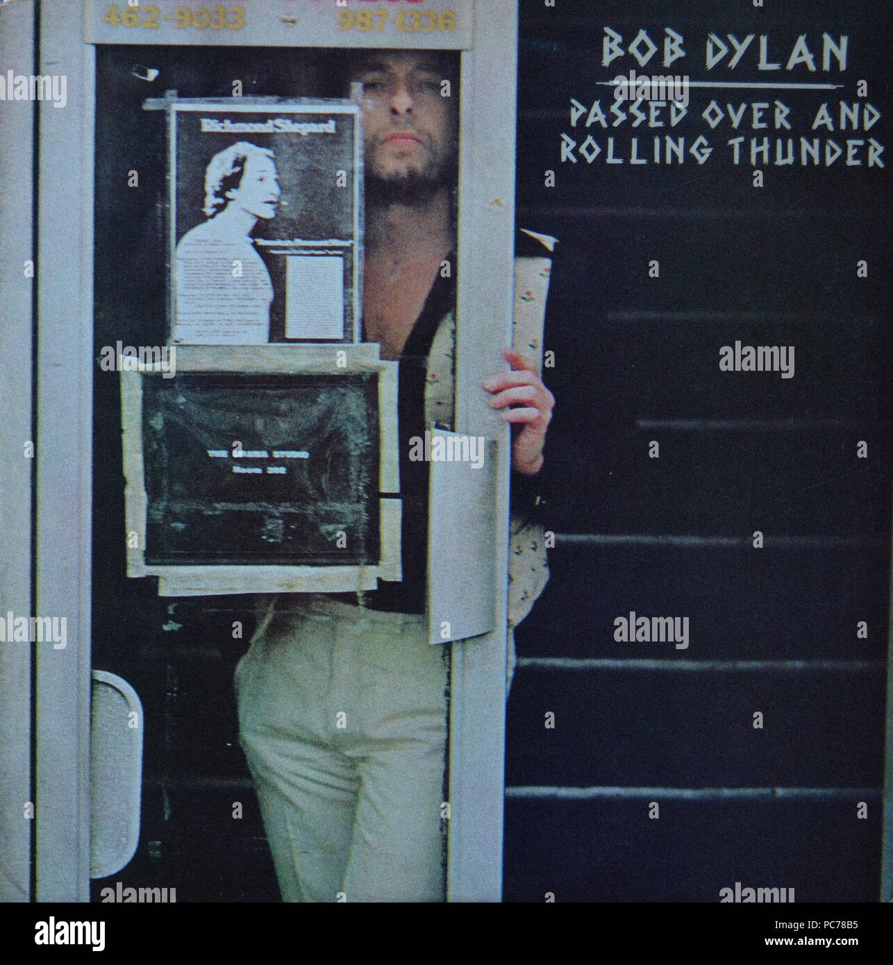 Bob Dylan - Passed Over And Rolling Thunder - Vintage vinyl album cover ...