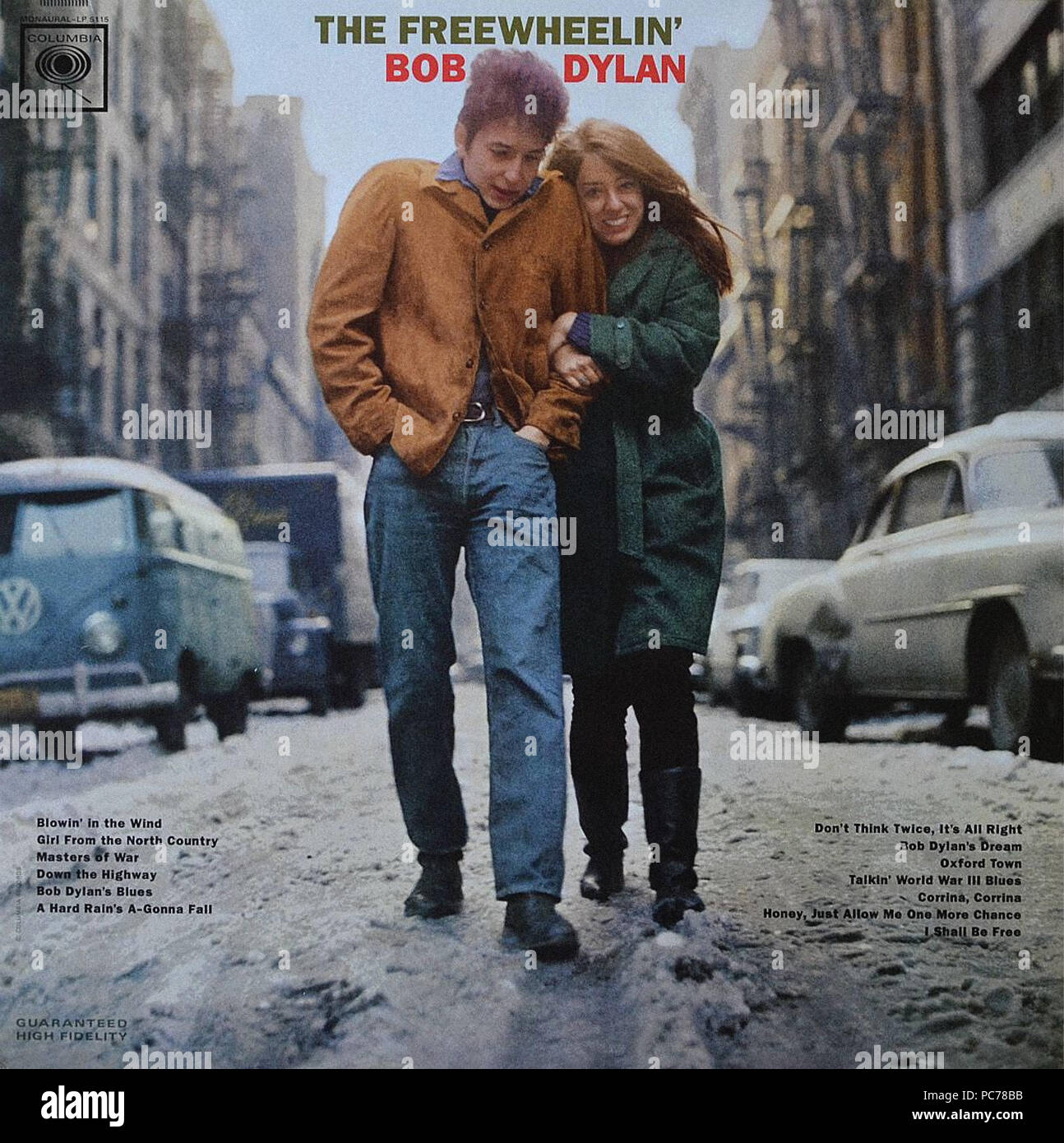 Bob Dylan - The Freewheelin` Bob Dylan - Vintage vinyl album cover ...