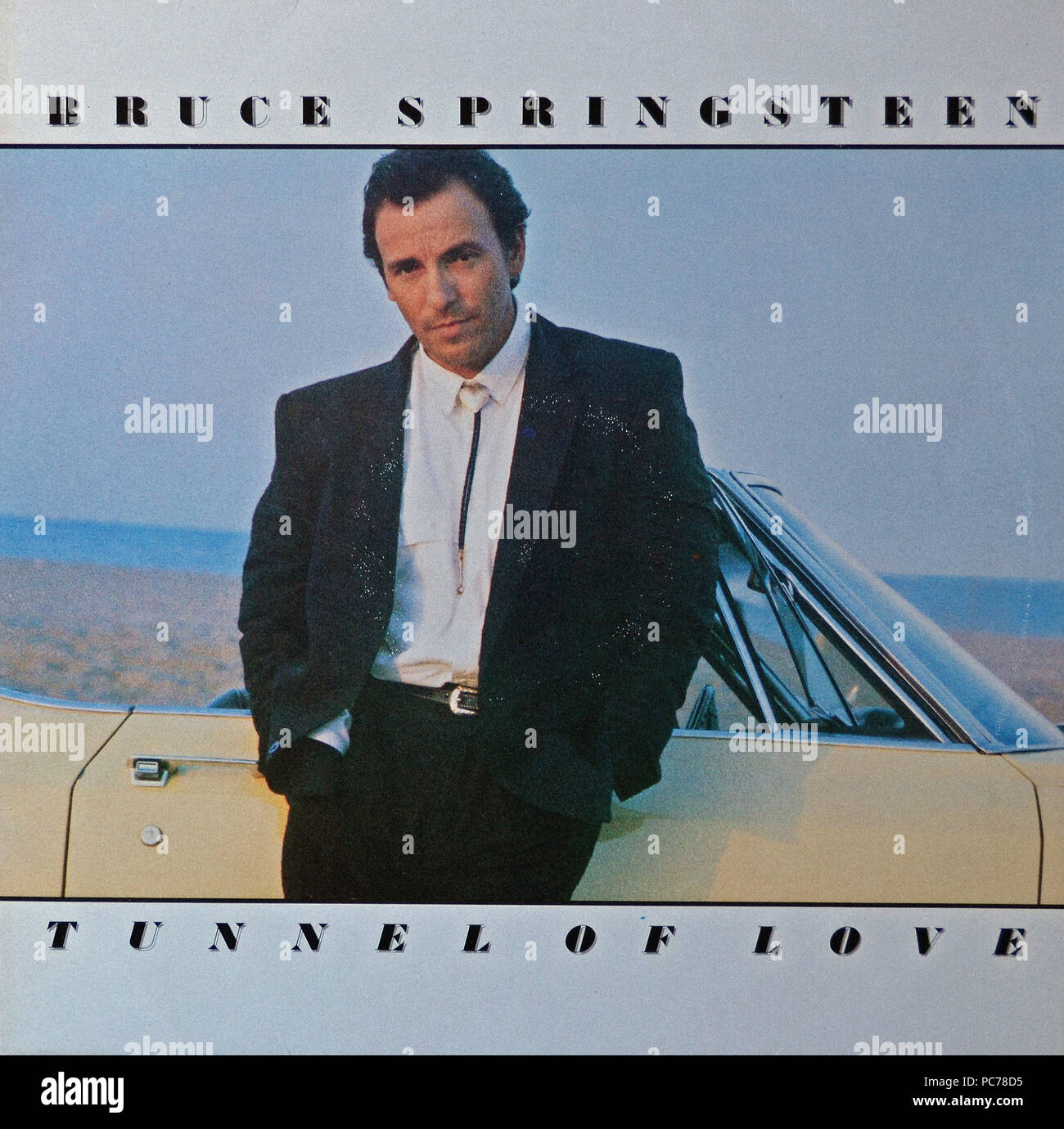 Bruce Springsteen - Tunnel Of Love - Vintage vinyl album cover Stock ...