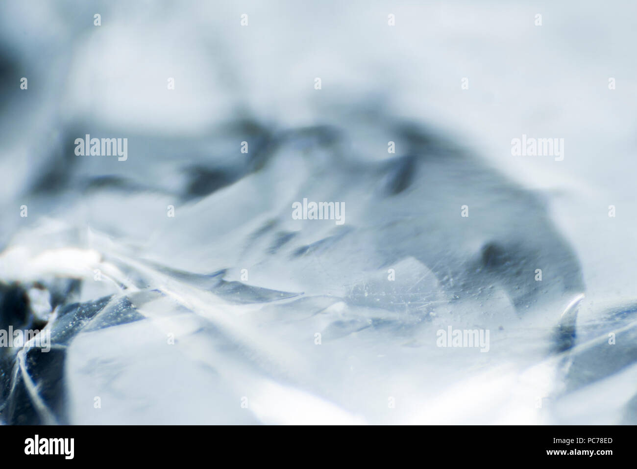 Abstract plastic aluminum foil looking like arctic ice texture Stock ...