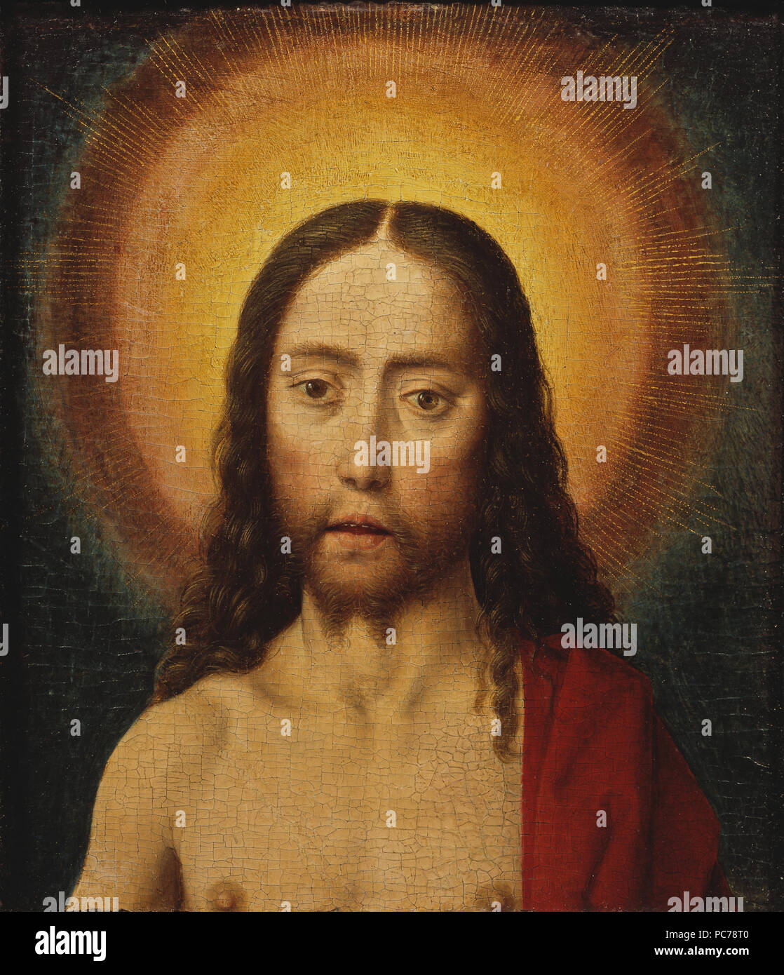 41 Head of Christ (Dirk Bouts) - Nationalmuseum - 23681 Stock Photo - Alamy