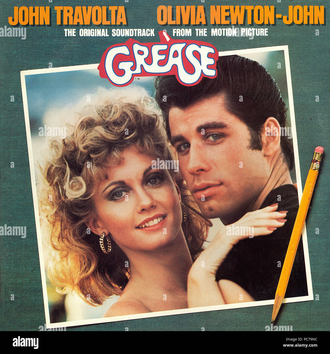 Grease Soundtrack Back Cover