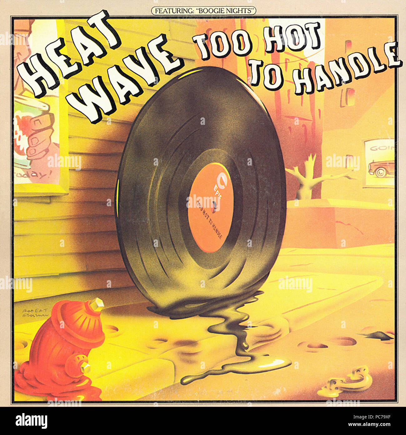 Heatwave – Too Hot to Handle - vintage vinyl cover album (Front Stock ...