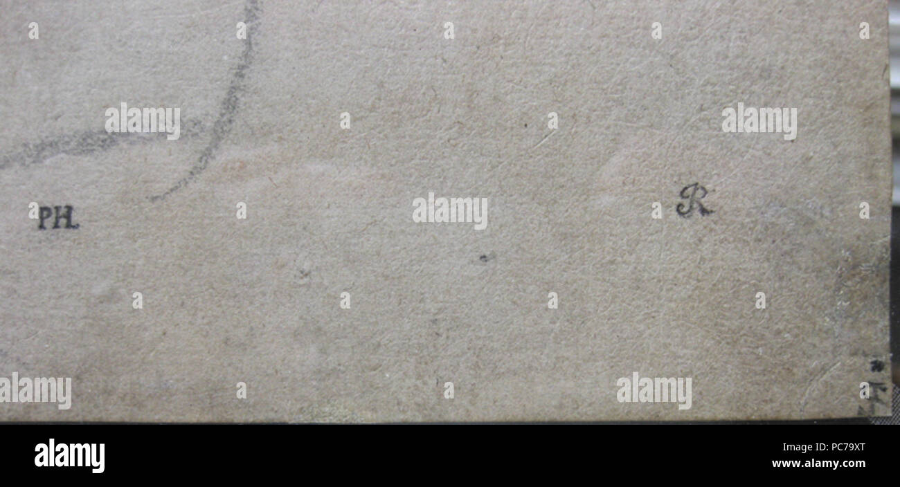 138 Collector marks on Isabella brant drawing Stock Photo - Alamy