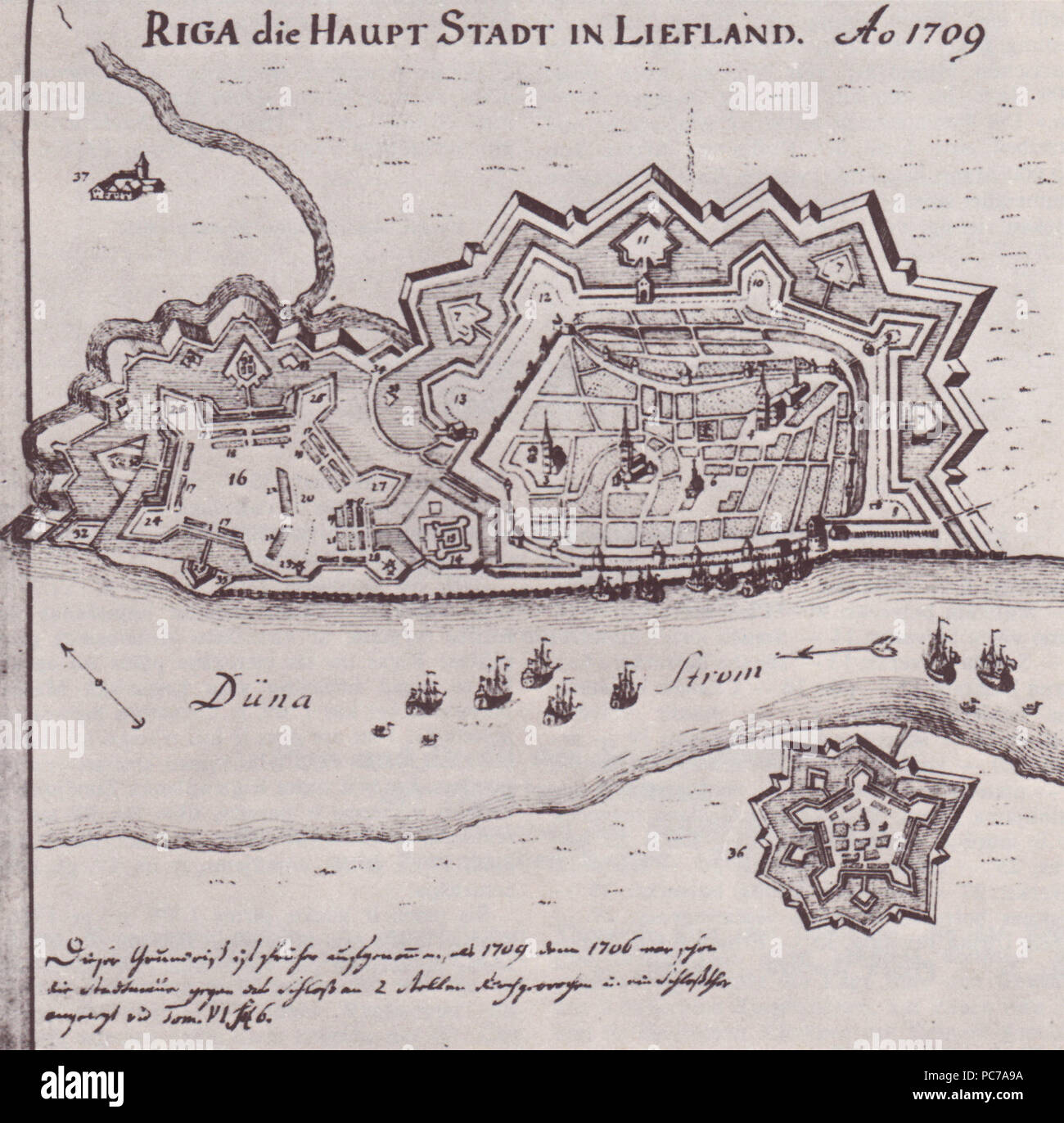 Old riga map hi-res stock photography and images - Alamy