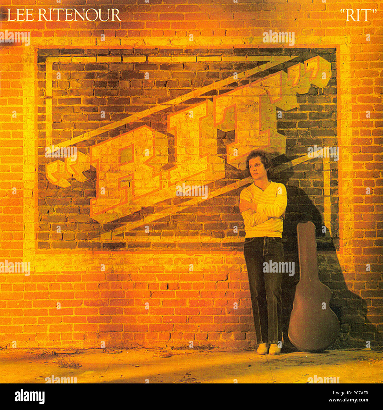 Lee Ritenour – Rit - vintage vinyl cover album (Front Stock Photo - Alamy