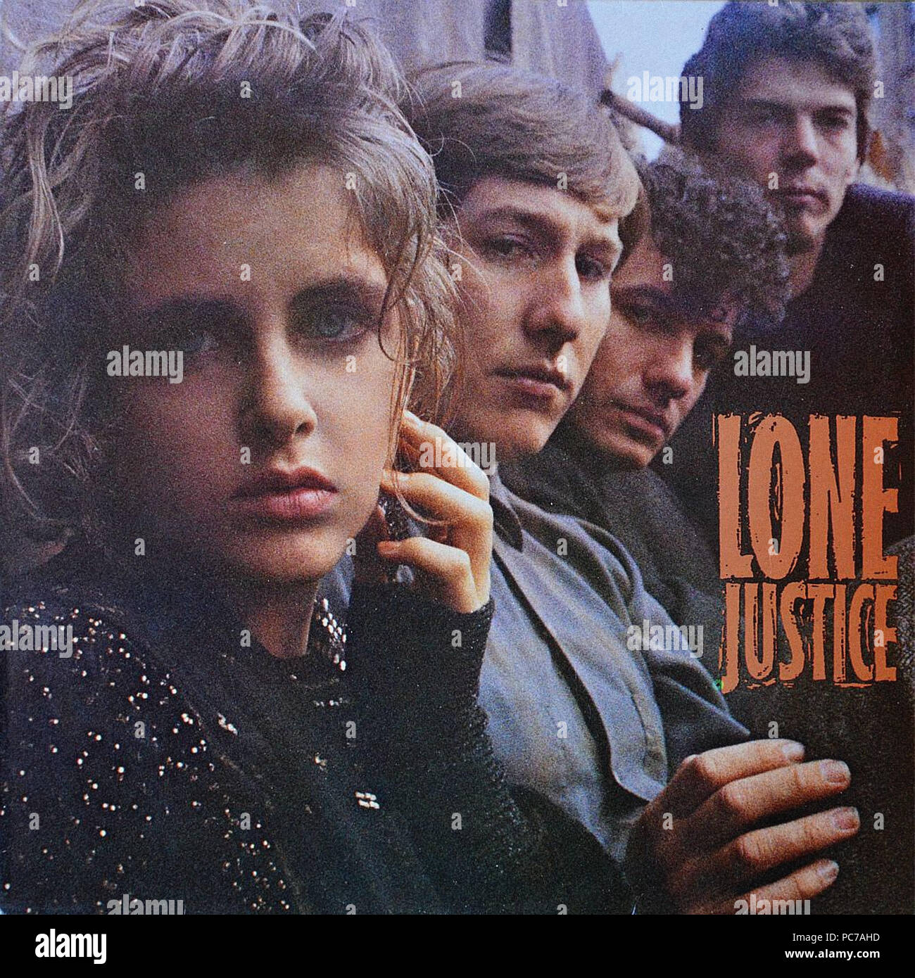 Lone Justice - Lone Justice - Vintage vinyl album cover Stock Photo - Alamy