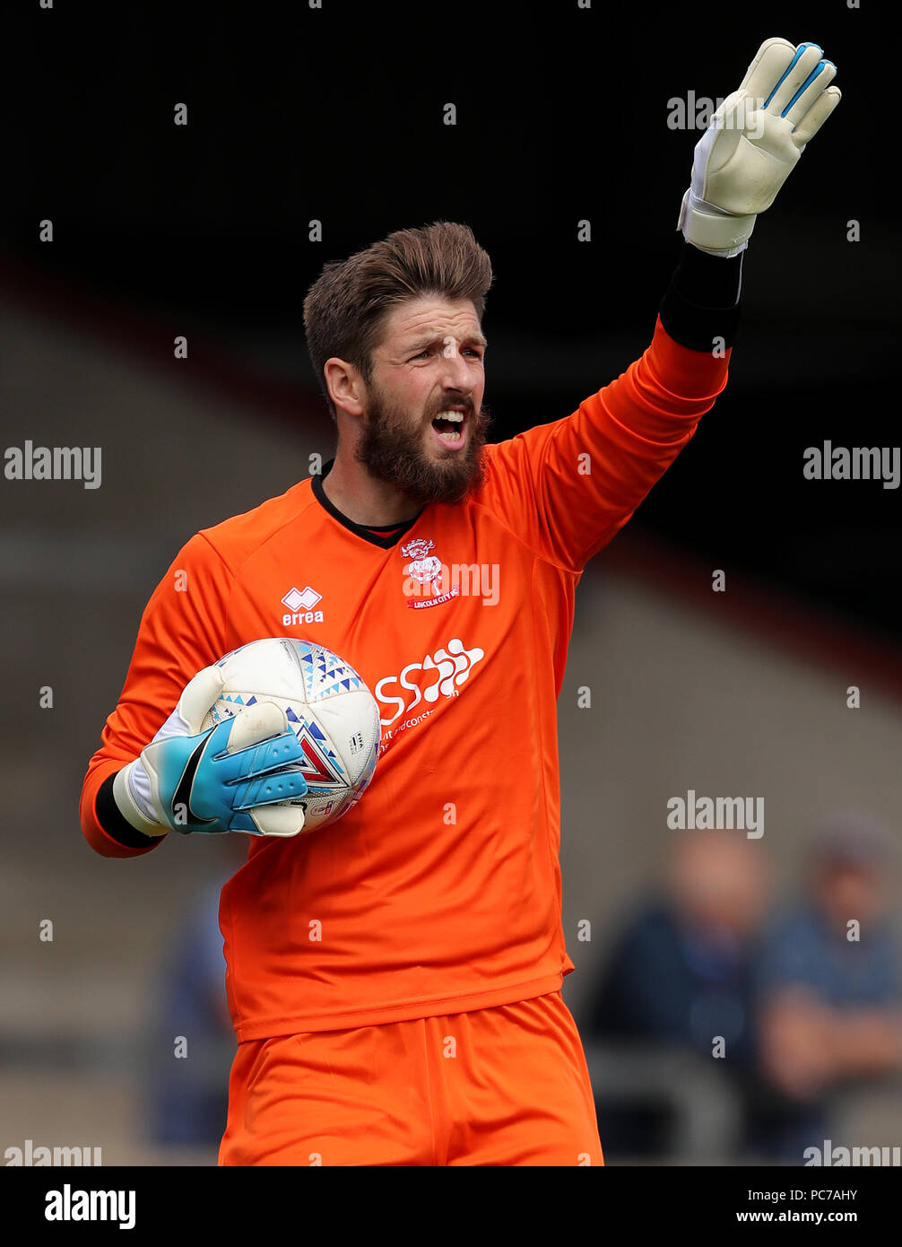 Lincoln City goalkeeper Josh Vickers Stock Photo - Alamy