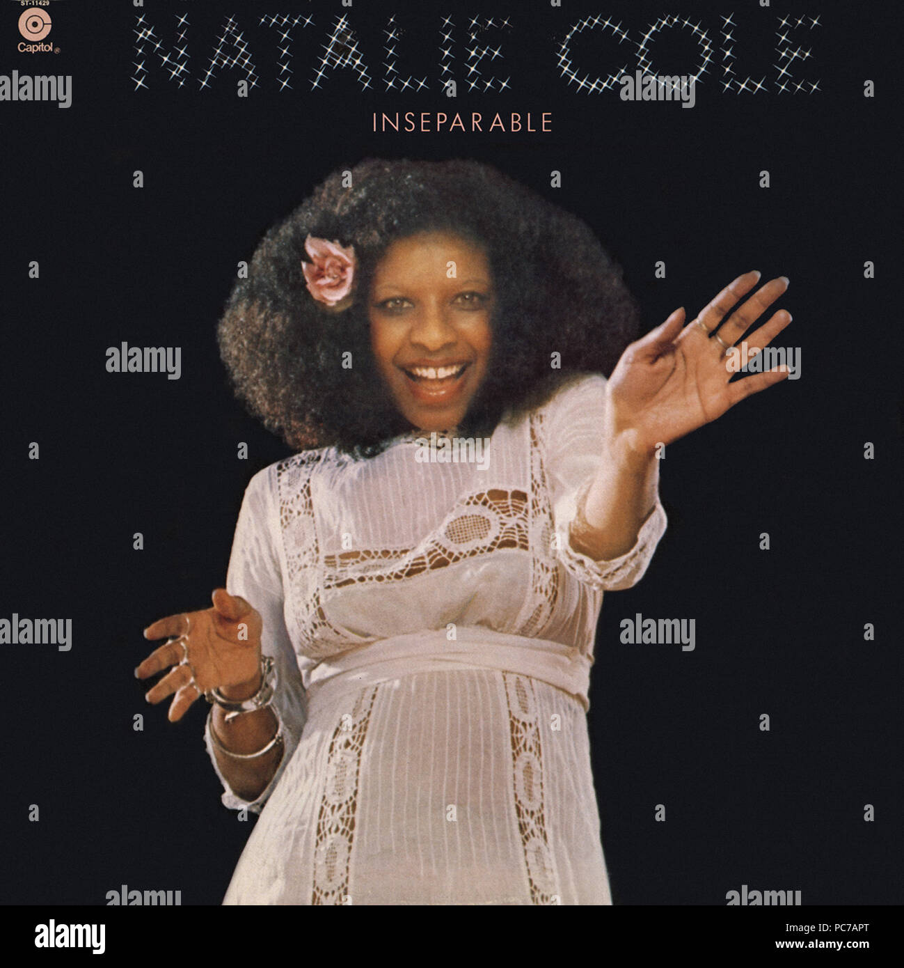 Natalie Cole - Inseparable - vintage vinyl cover album (Front Stock Photo - Alamy