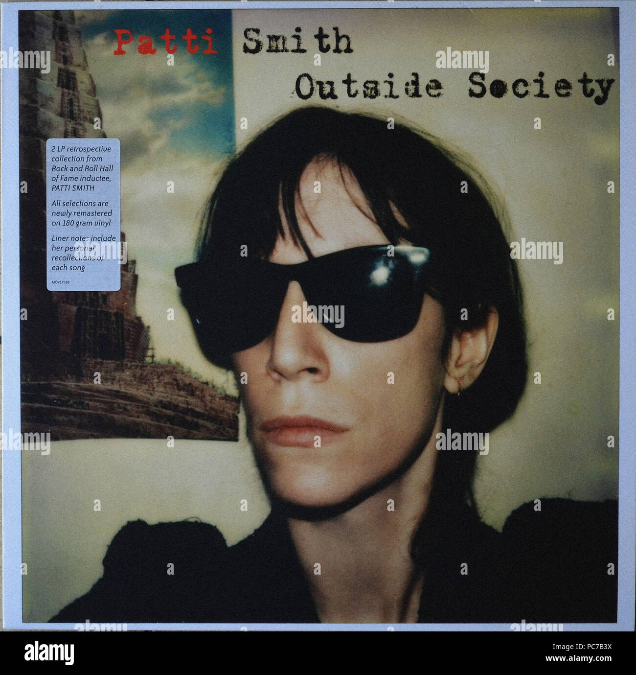 Patti Smith - Outside Society - Vintage vinyl album cover Stock Photo ... Patti Smith - Outside Society - Vintage vinyl album cover Stock Photo ...
