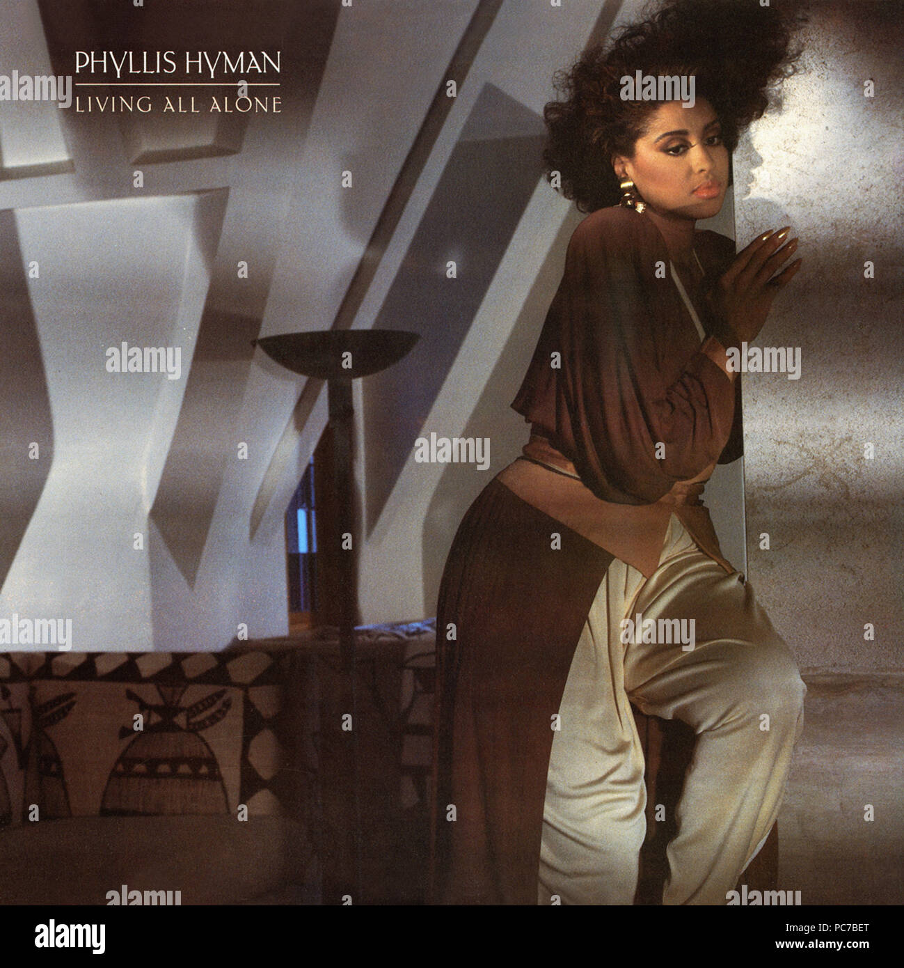 Phyllis Hyman – Living All Alone - vintage vinyl cover album (Front ...