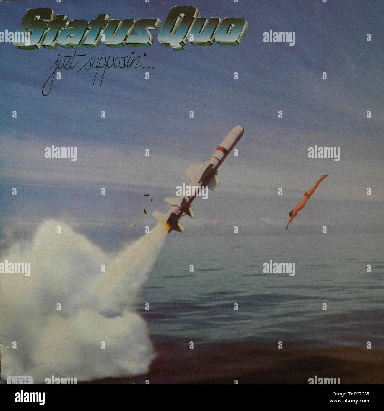 Status Quo - Just Supposin`... - Vintage vinyl album cover Stock Photo ...