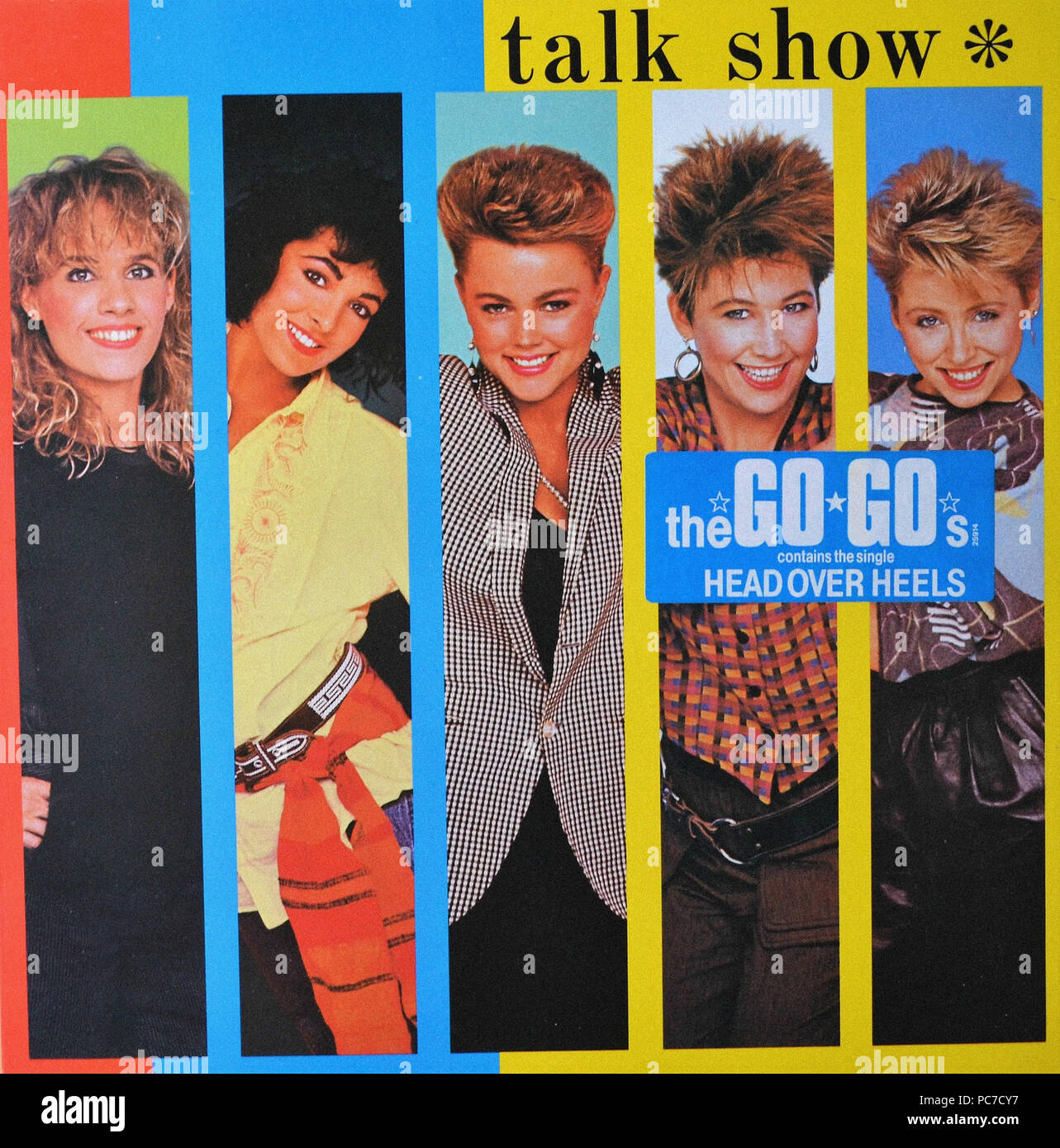 The Go Go`s - Talk Show - Vintage vinyl album cover Stock Photo - Alamy