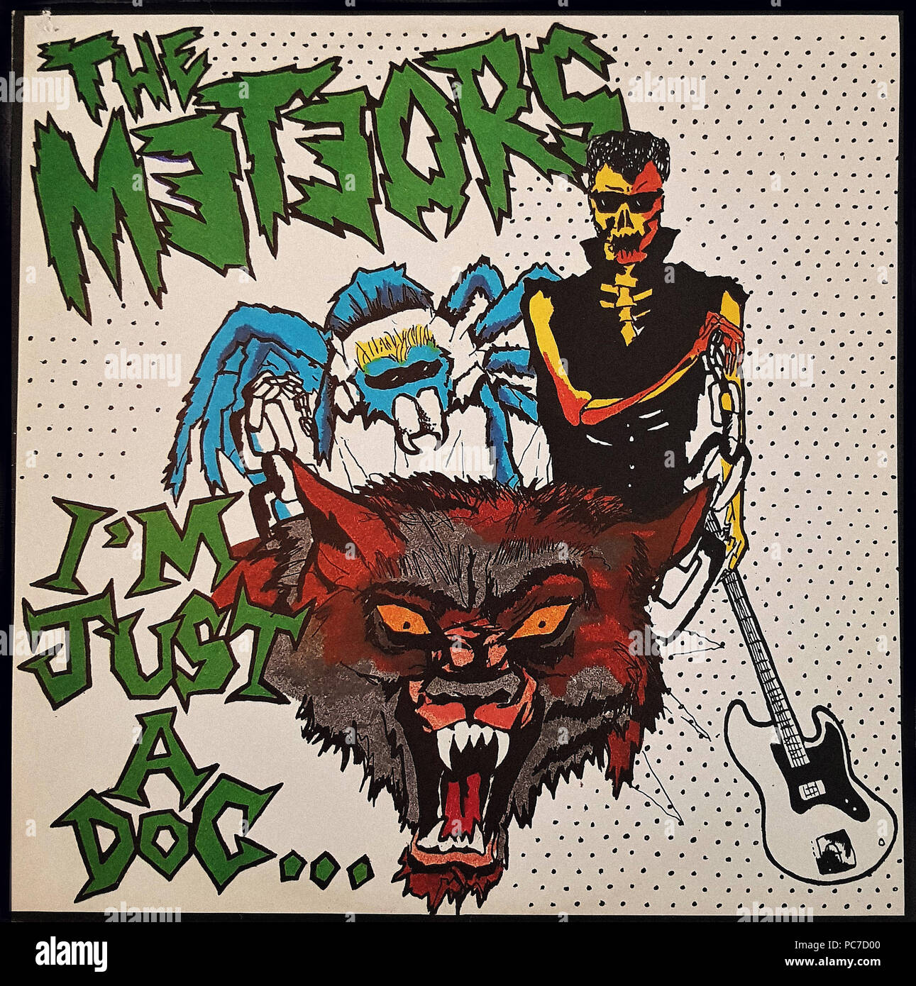 The Meteors - I'm Just A Dog - Vintage vinyl album cover Stock Photo ...
