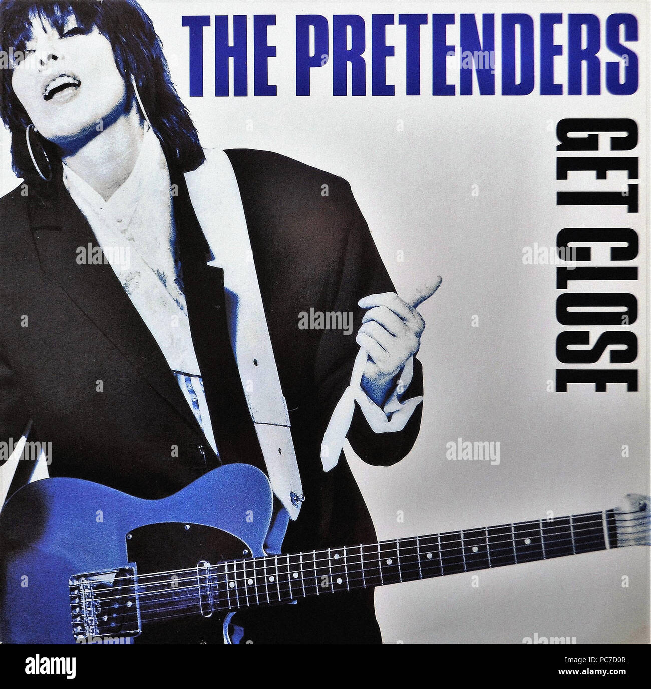 The Pretenders - Get Close - Vintage vinyl album cover Stock Photo - Alamy