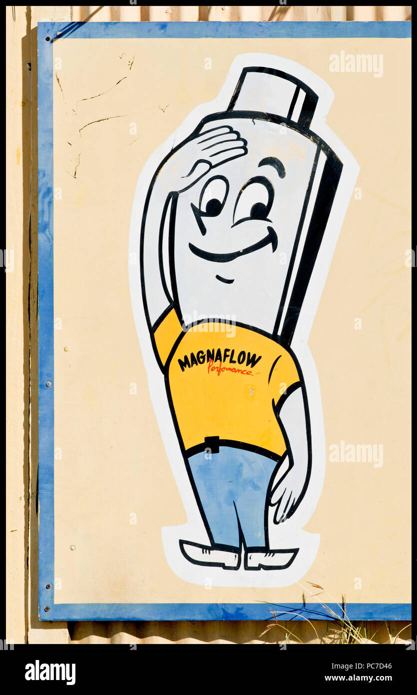 The Magnaflow Man Stock Photo - Alamy