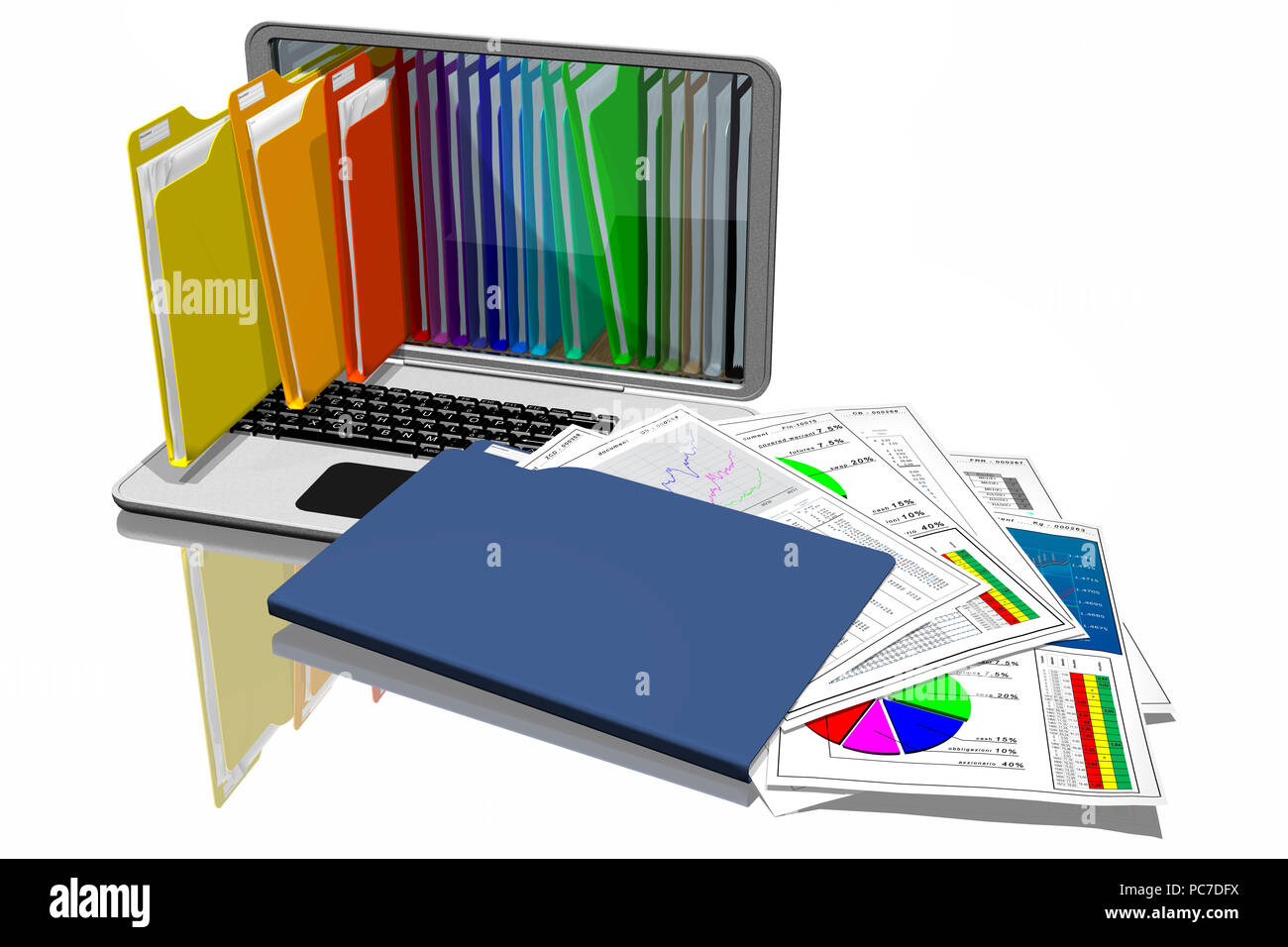 Folder icon desktop hi-res stock photography and images - Alamy