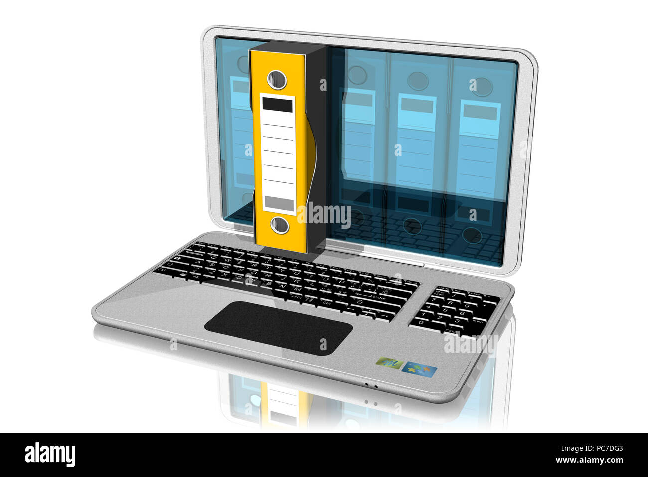 Folder icon desktop hi-res stock photography and images - Alamy