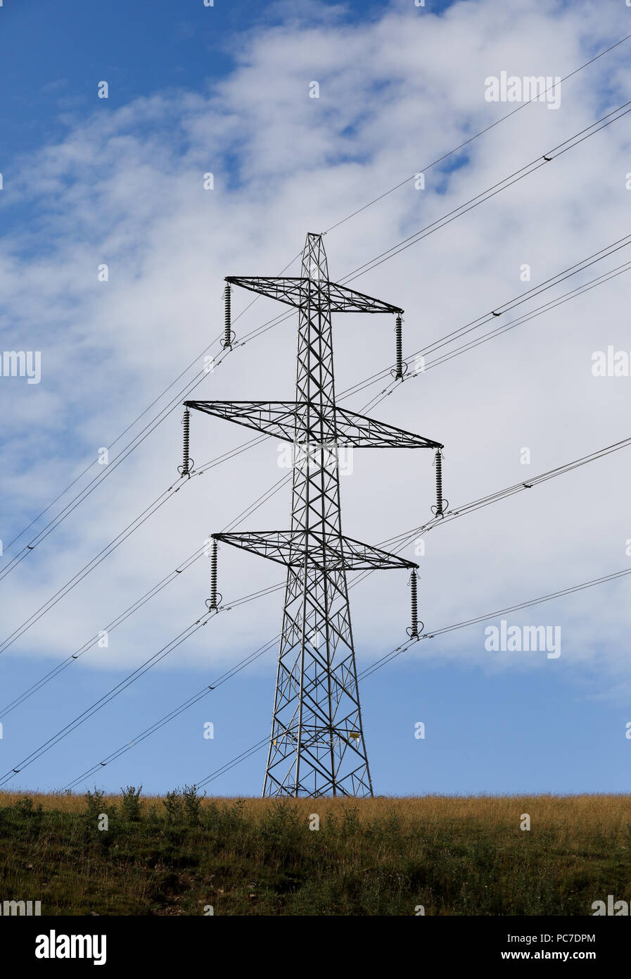 National Grid pylon carrying electricity around the UK Stock Photo - Alamy