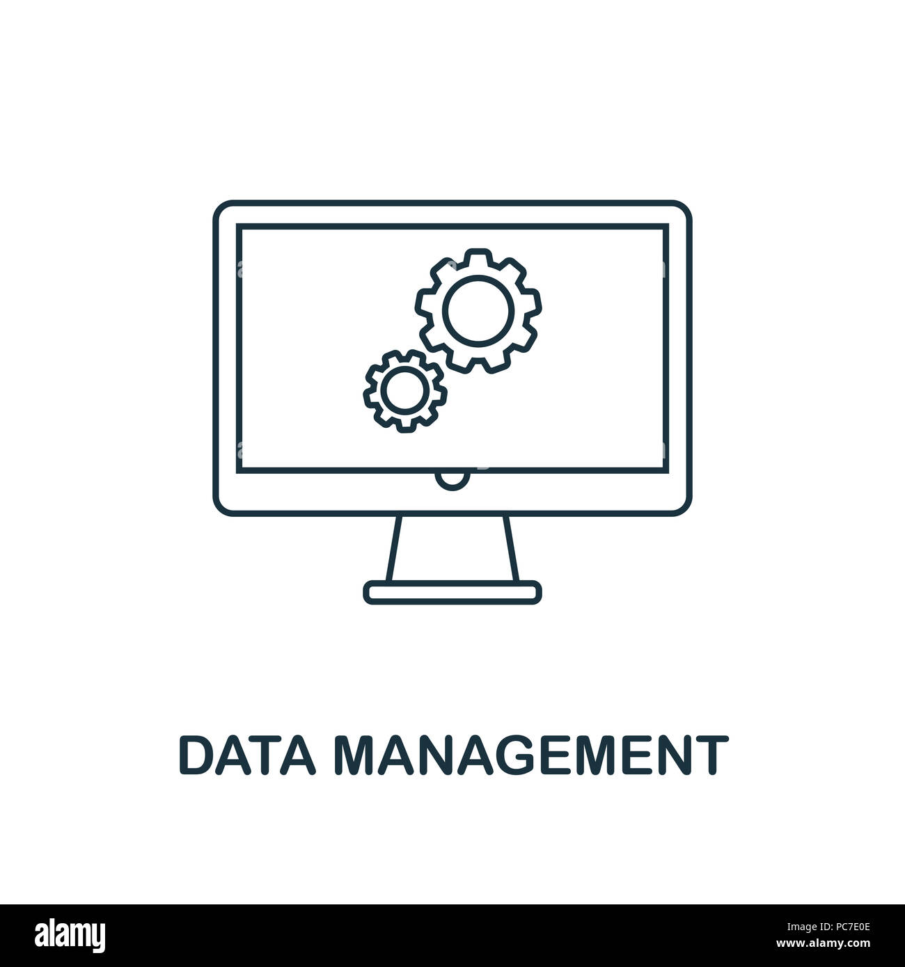 Data Management creative icon. Simple element illustration. Data ...