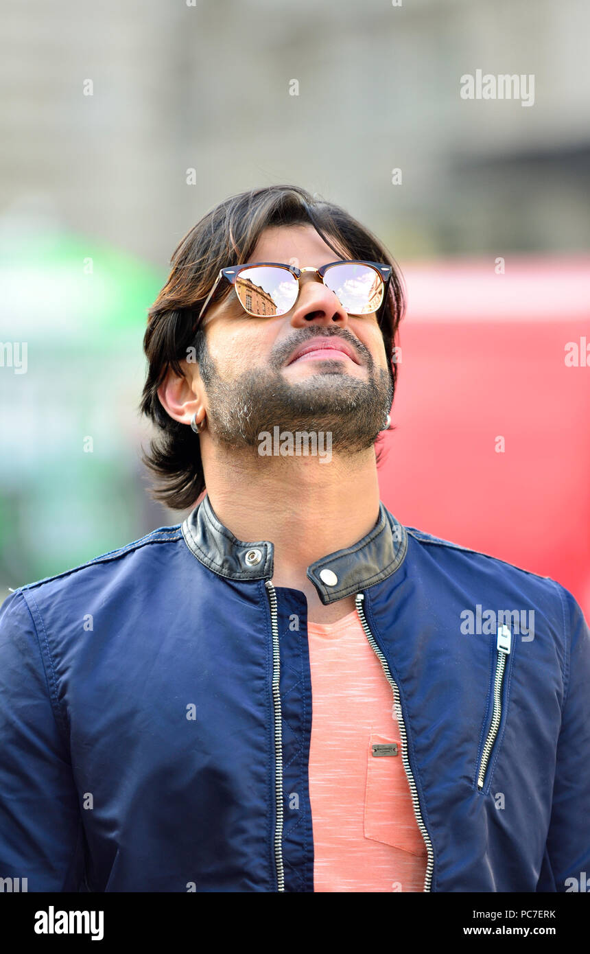 Karan Patel, Gujarati Indian television actor, filming in London for ...