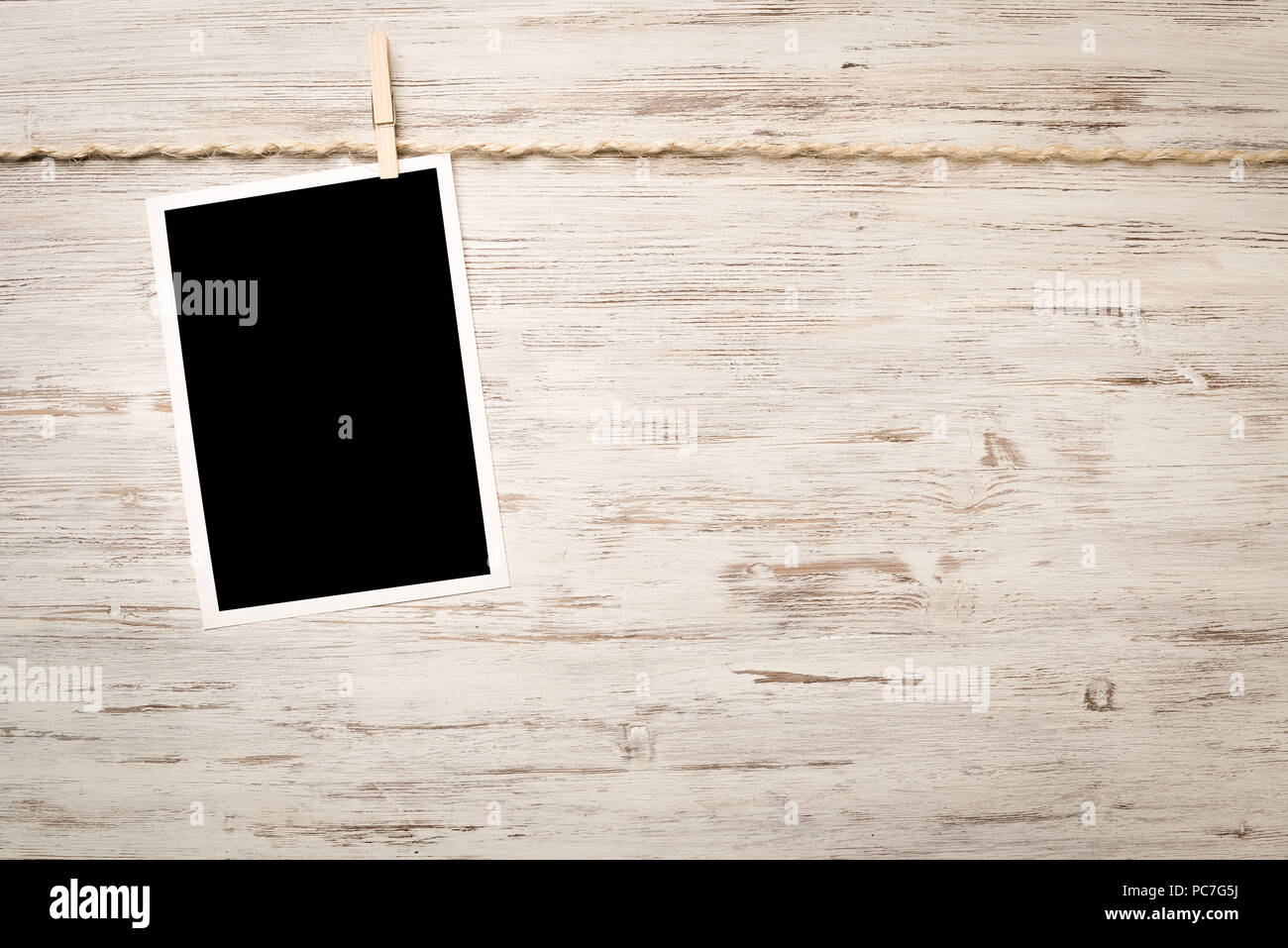 Black photo frame Stock Photo - Alamy