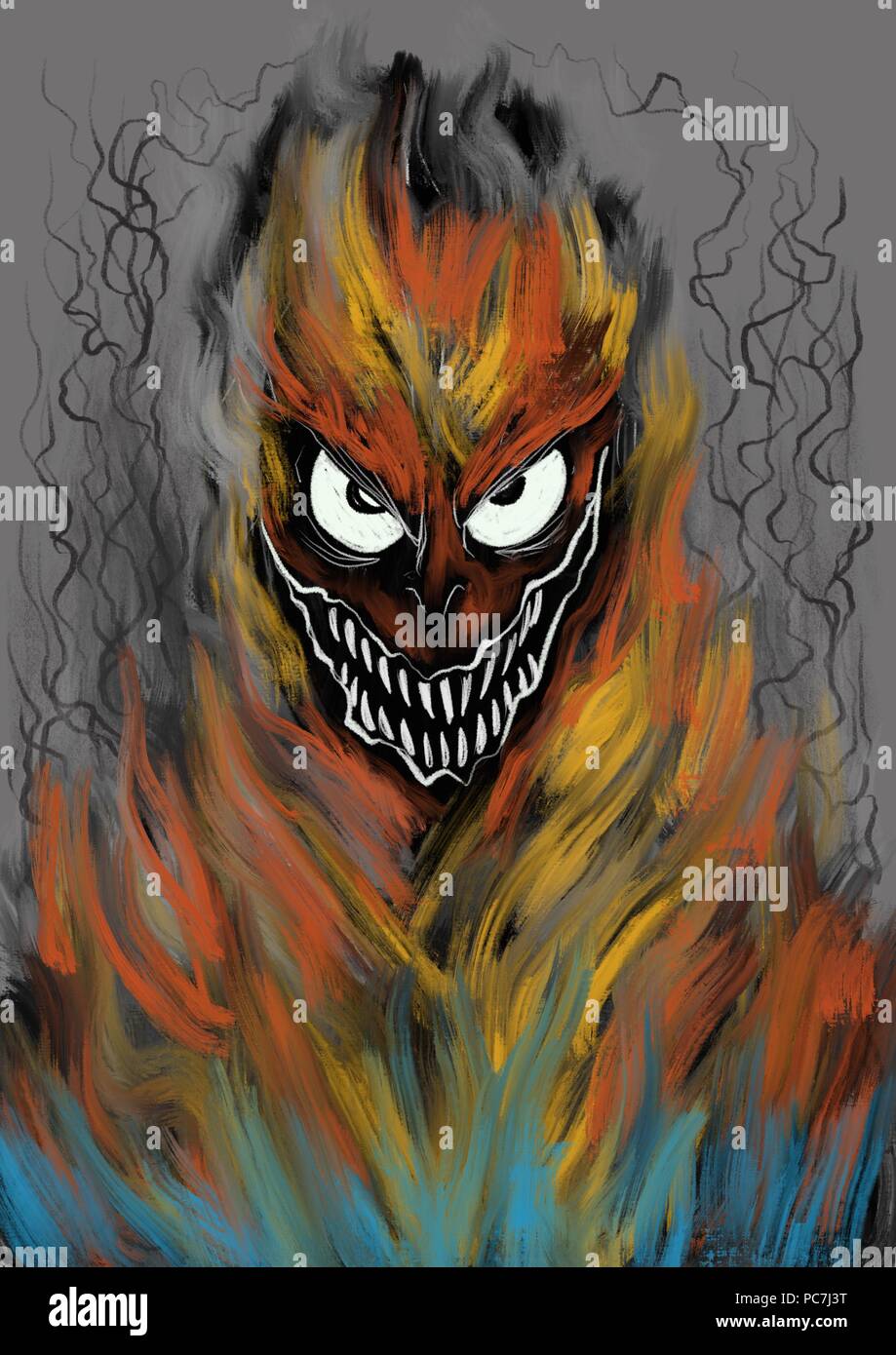 fantasy character illustration Stock Photo - Alamy