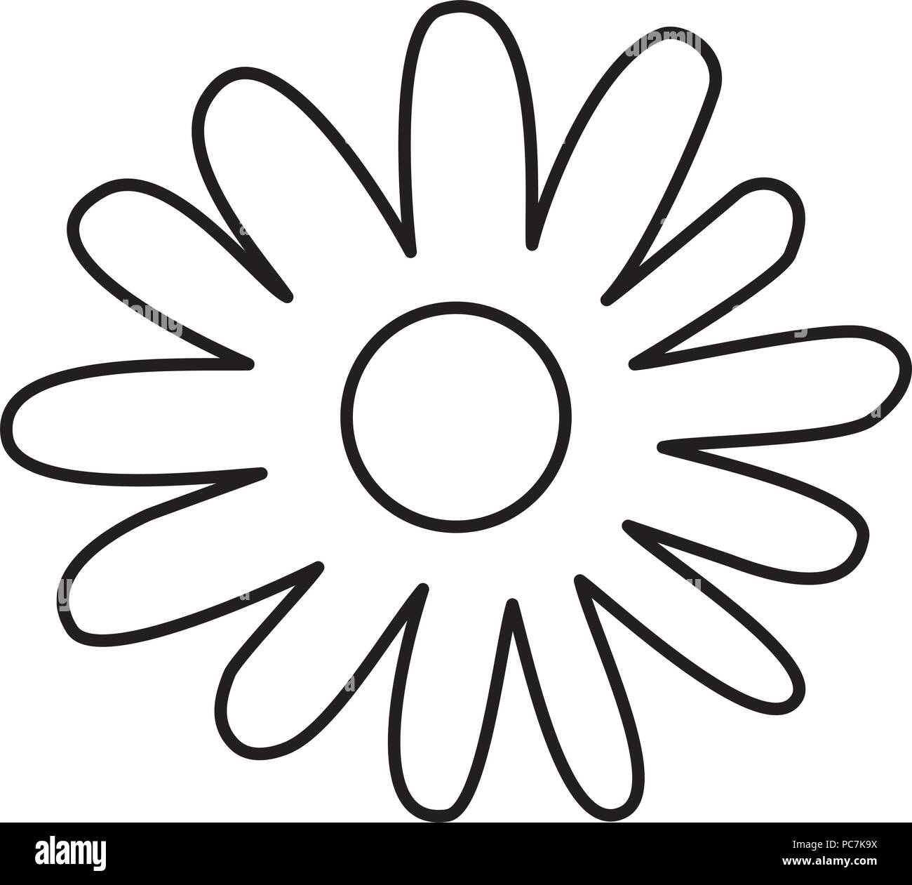 beautiful flower garden icon Stock Vector Image & Art - Alamy