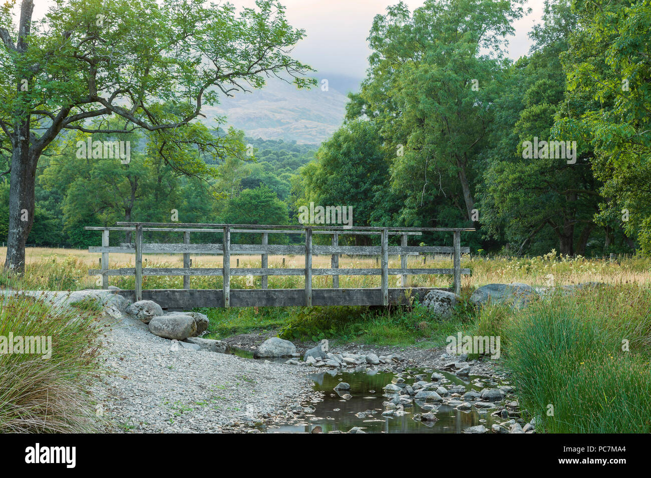 Old footbridge hi-res stock photography and images - Alamy