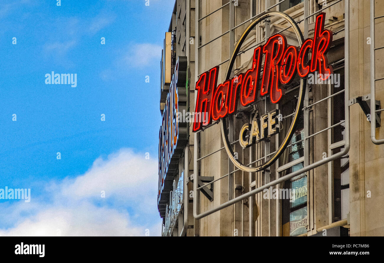 Hard rock manchester hi-res stock photography and images - Alamy