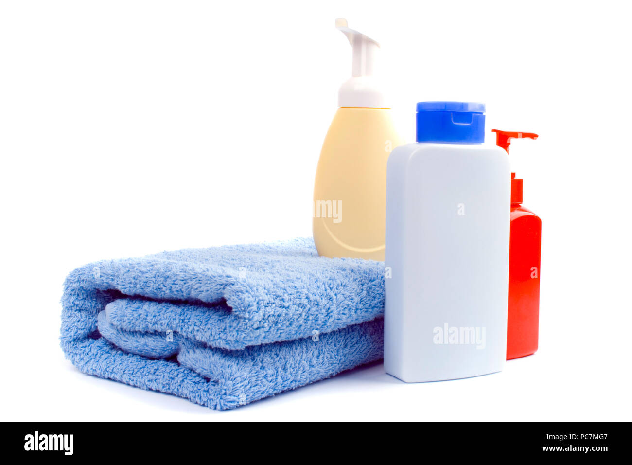 Body care products essential Cut Out Stock Images & Pictures - Alamy
