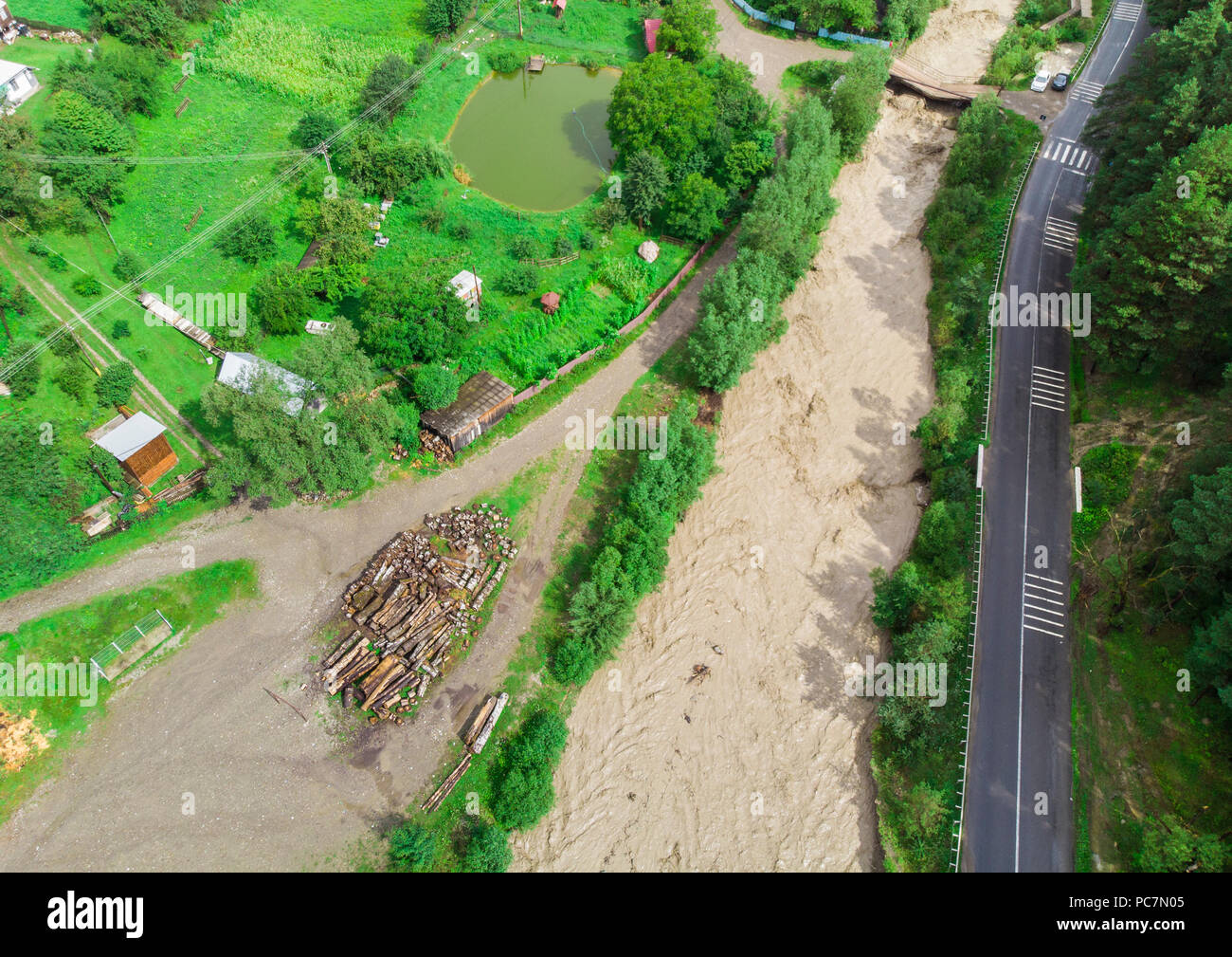 Storm aerial hi-res stock photography and images - Alamy