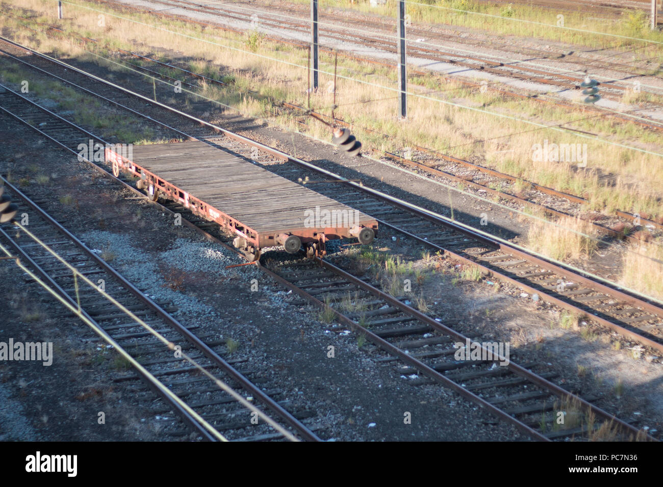 Parallel rail tracks hi-res stock photography and images - Alamy