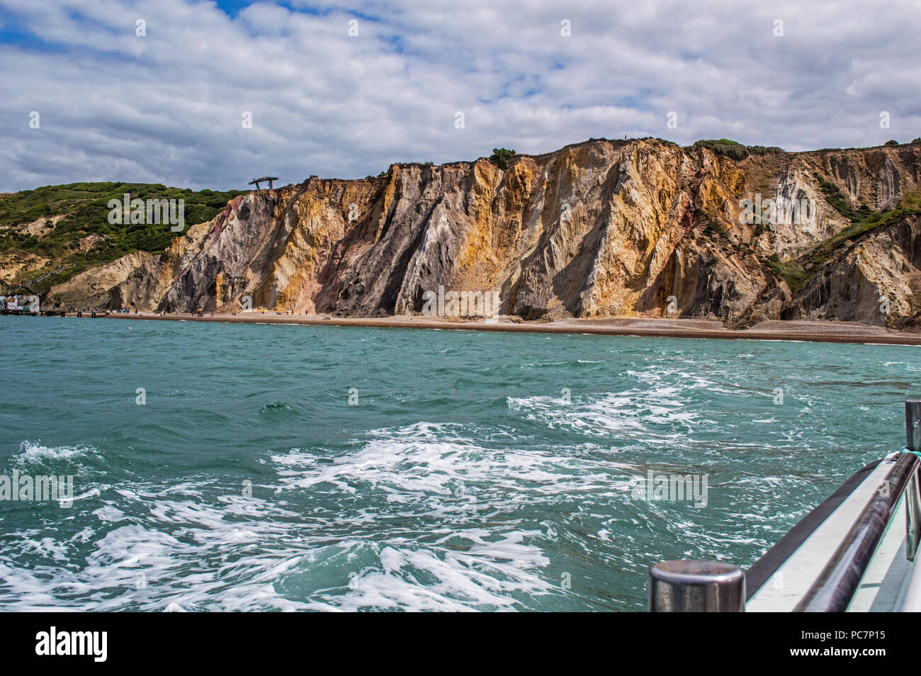 Alum Bay, Isle of Wight Stock Photo - Alamy