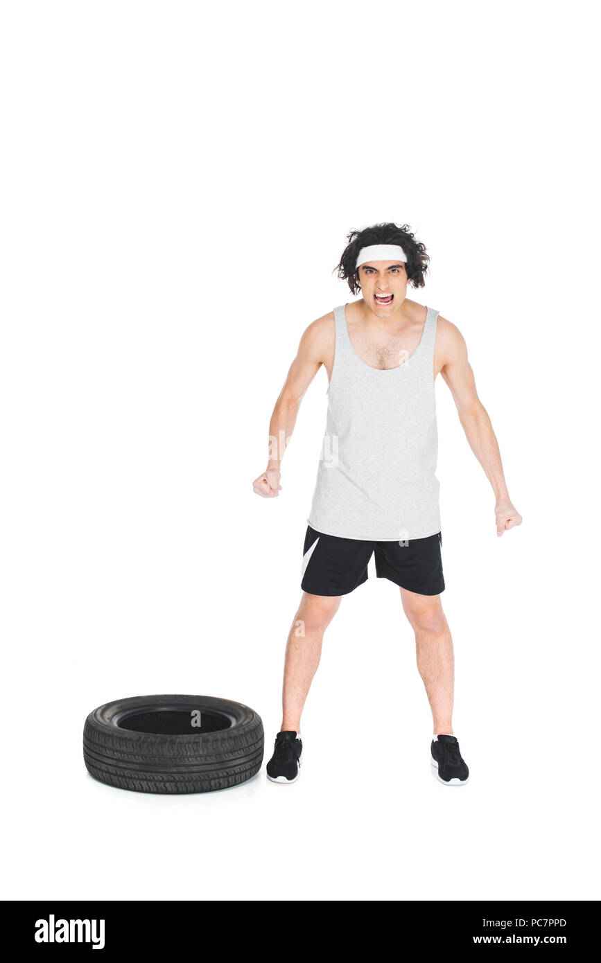 Skinny angry man hi-res stock photography and images - Alamy