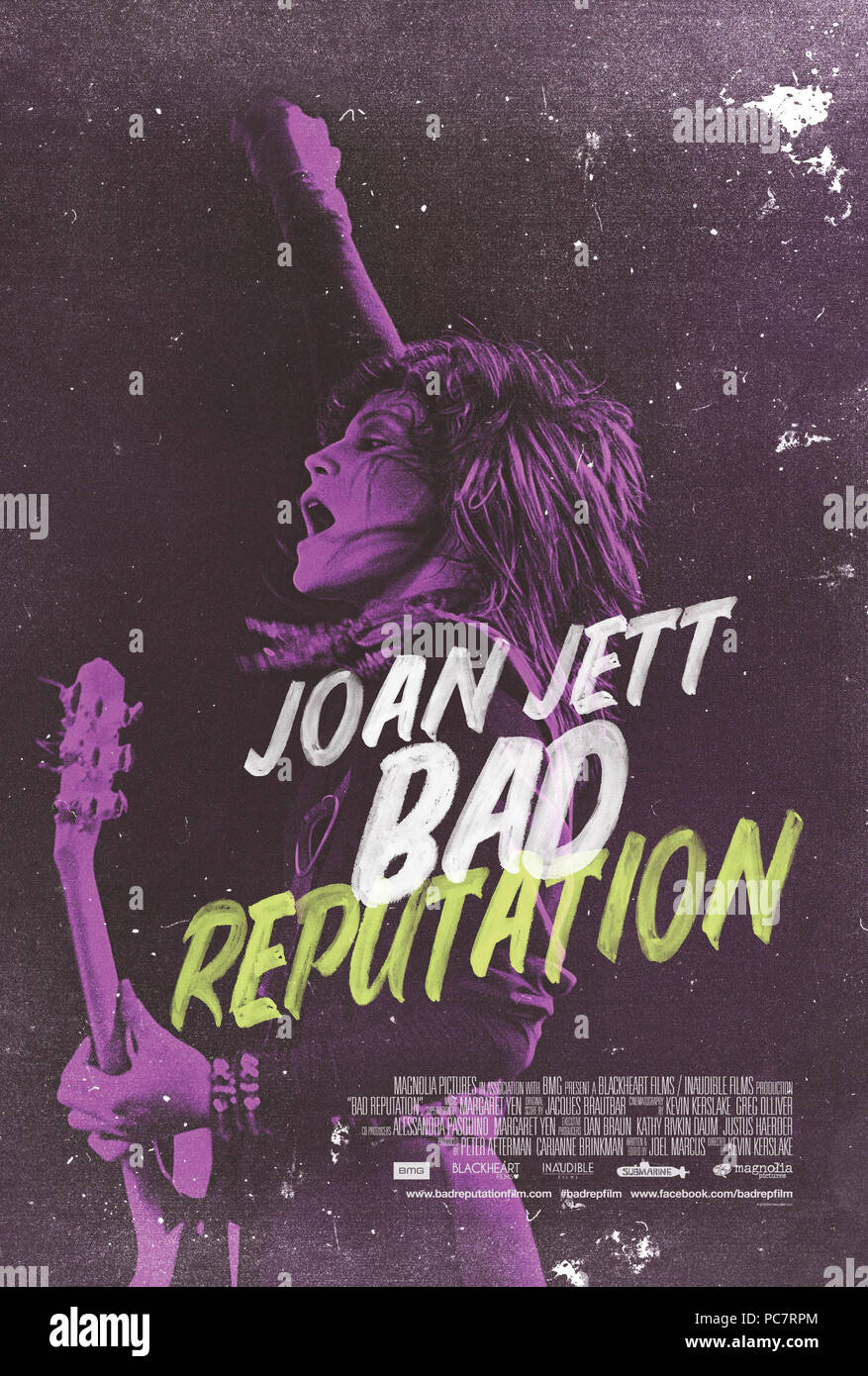BAD REPUTATION, US poster, Joan Jett, 2018. © Magnolia Pictures ...