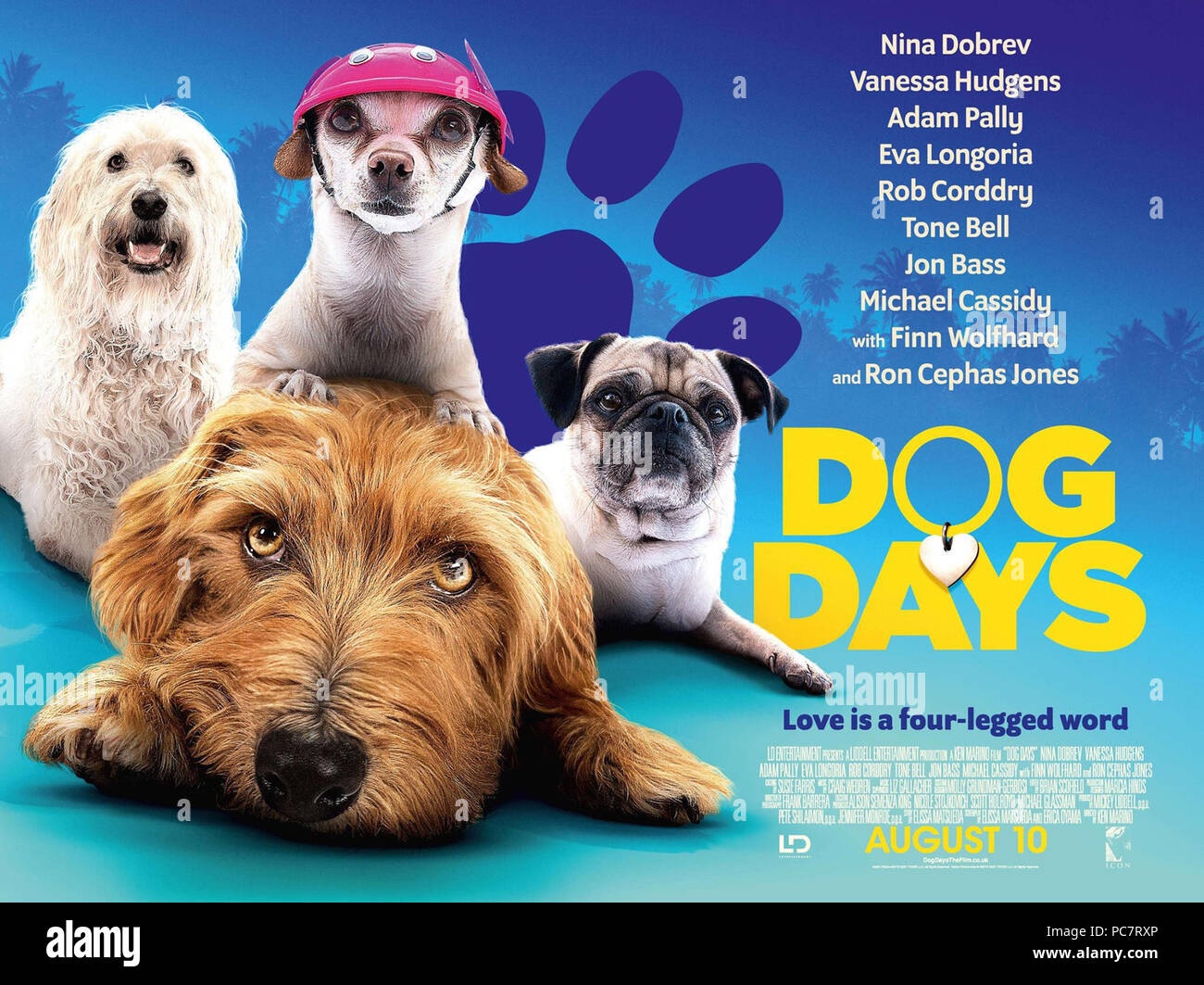 DOG DAYS, British poster, 2018. © LD Entertainment /Courtesy Everett ...