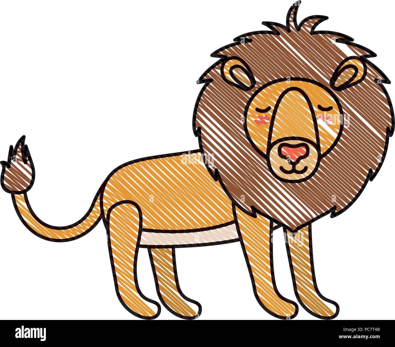 wild lion animal isolated Stock Vector Image & Art - Alamy